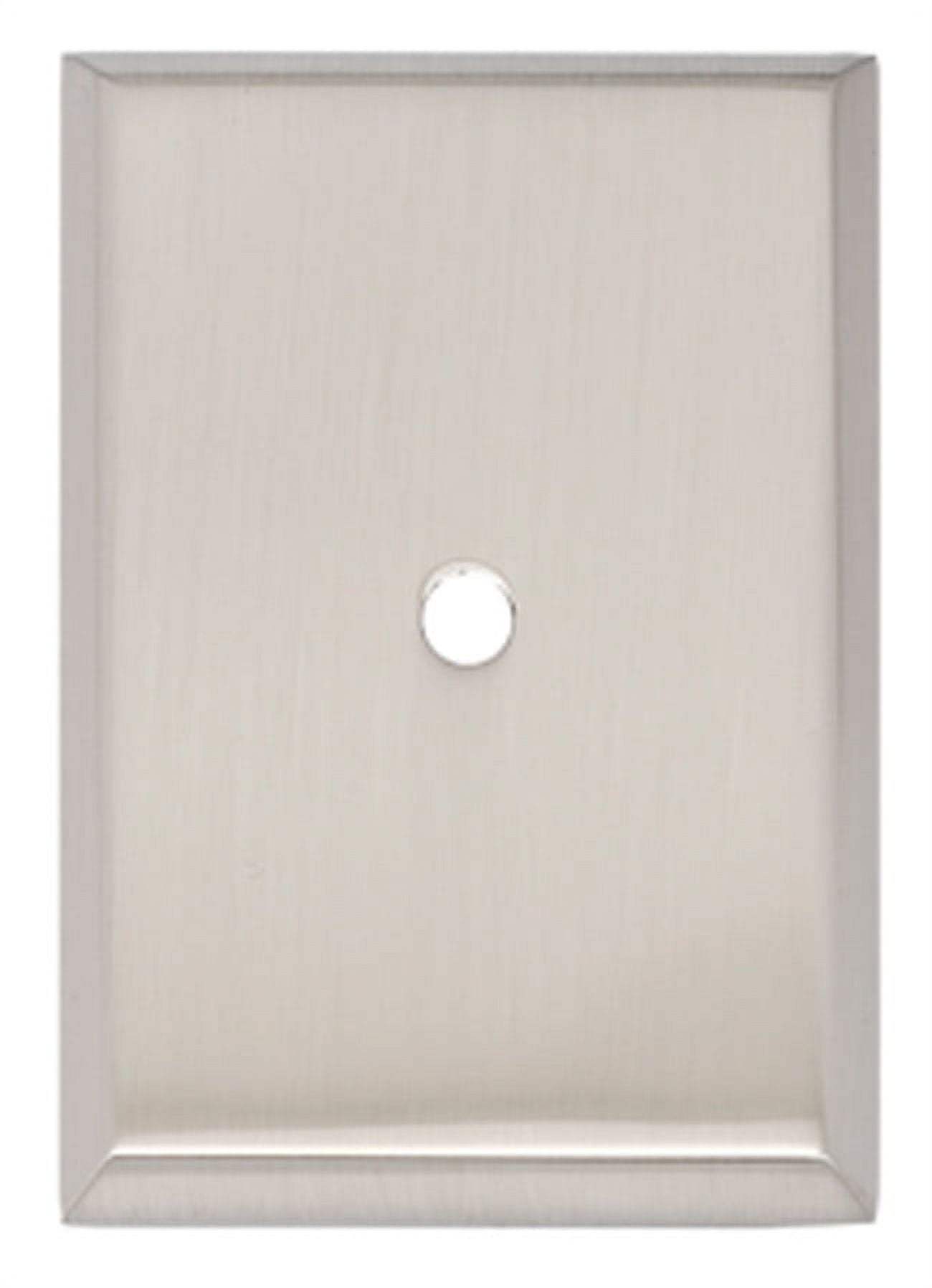 Alno A610-45-SN 1 3/4 Inch Rectangle Backplate Satin Nickel - Walmart.com