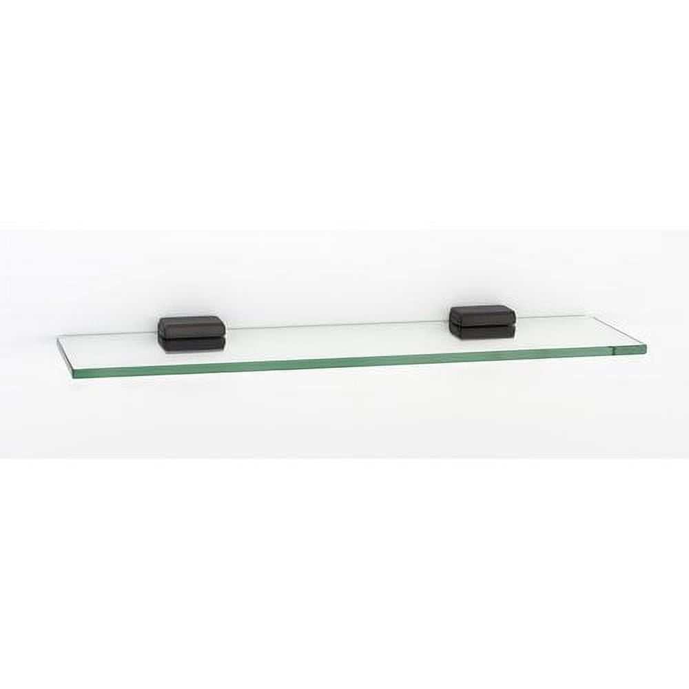 Alno A6550-18 Cube 18" Wide Glass Shelf - Bronze - Walmart.com