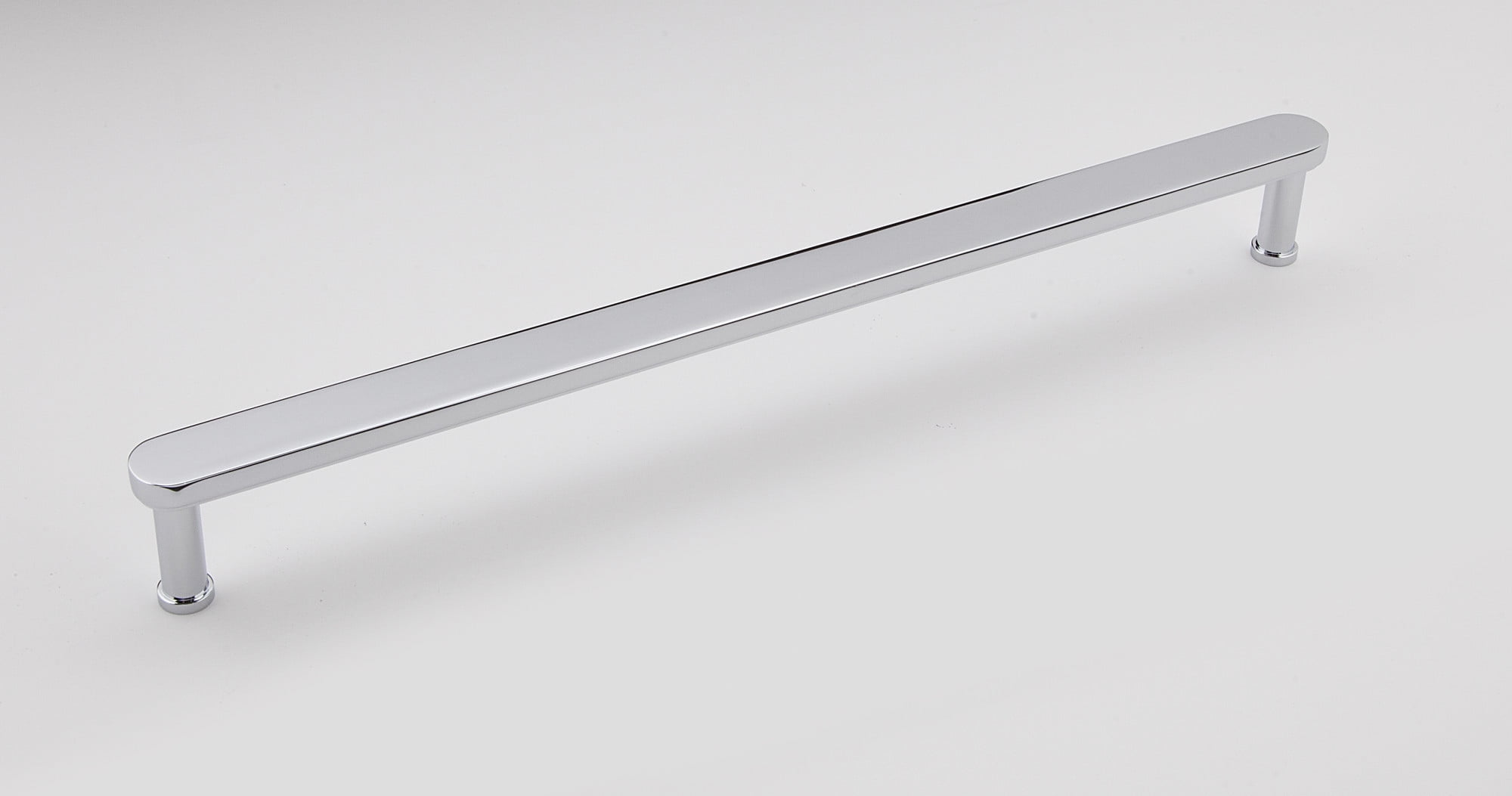 Alno A717-12 Moderne 12" Center To Center Modern Flat Bar Solid Brass ...