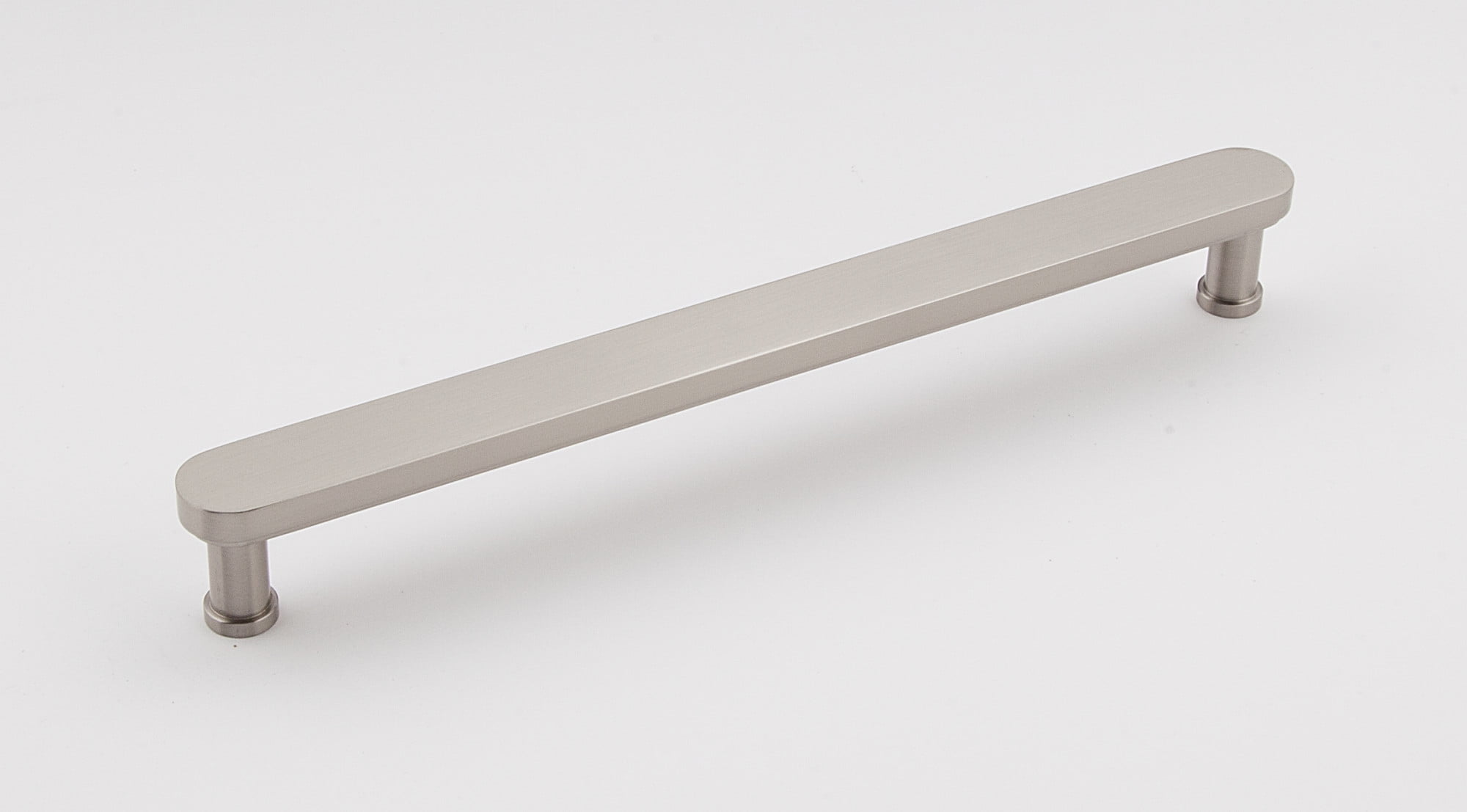 Alno A717-8 Moderne 8" Center To Center Flat Bar Solid Brass Cabinet ...