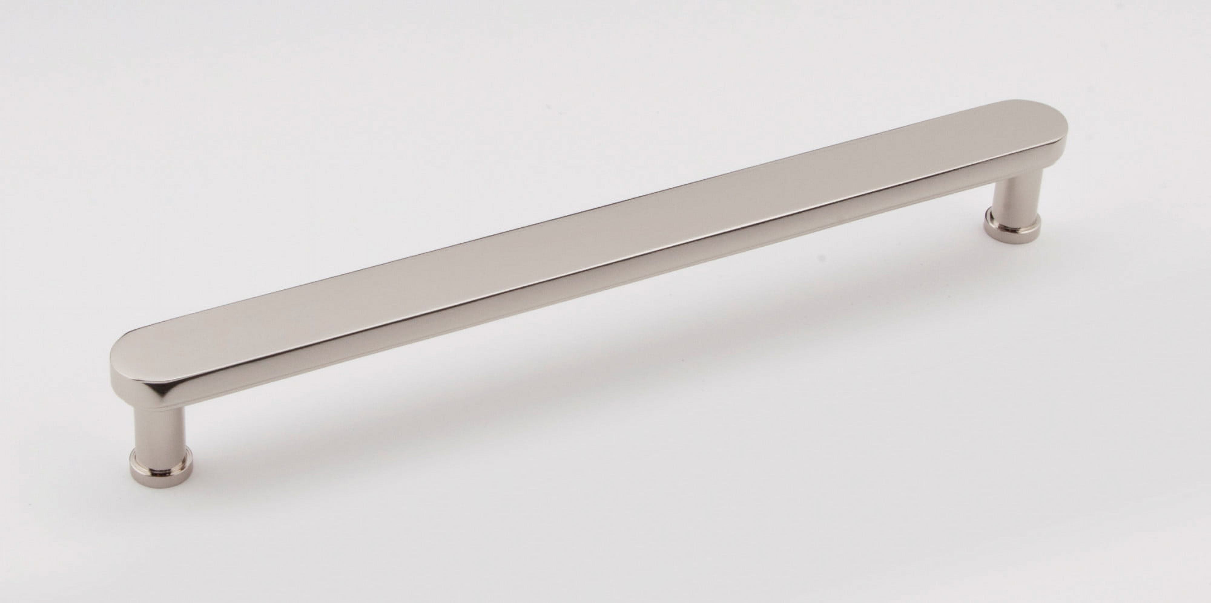 Alno A717-8 Moderne 8" Center To Center Flat Bar Solid Brass Cabinet ...