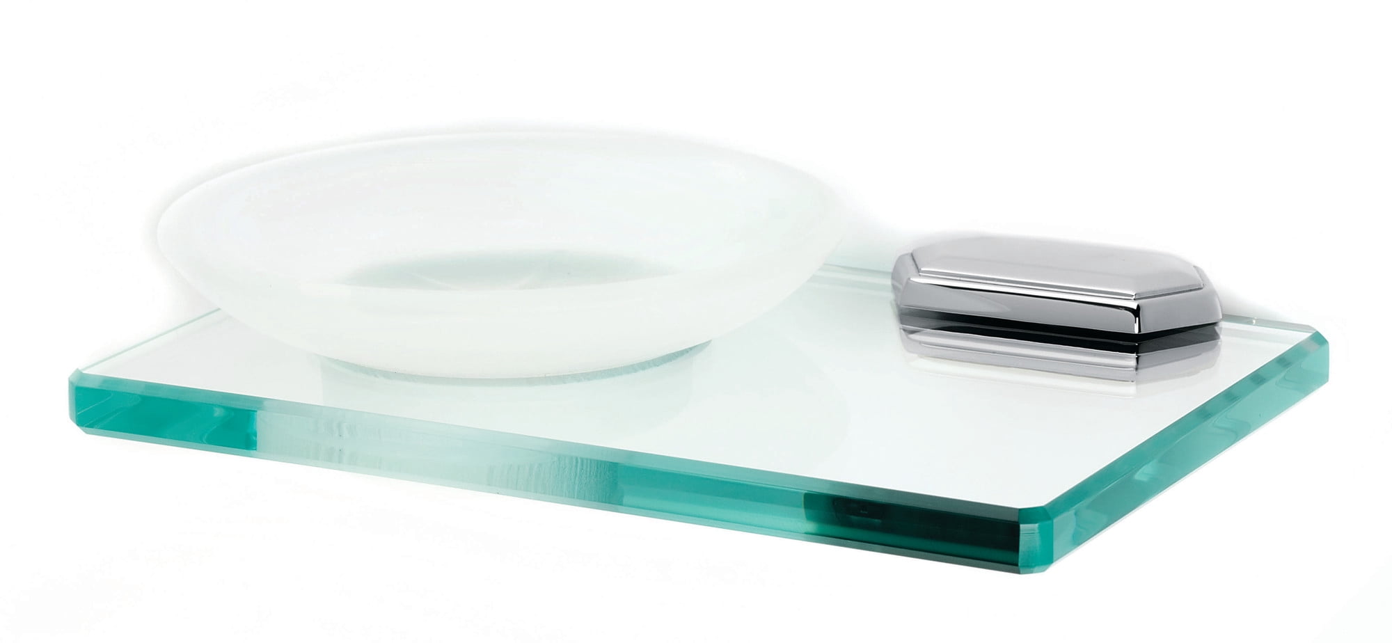 Nicole Soap Holder with Dish, Polished Chrome - Walmart.com