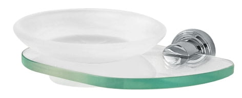 Infinity Soap Holder with Dish, Polished Chrome - Walmart.com