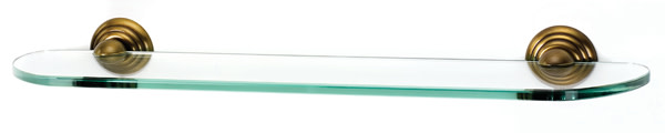 Alno A9050-24 Embassy Series 24" Wide Glass Shelf - Antique English ...
