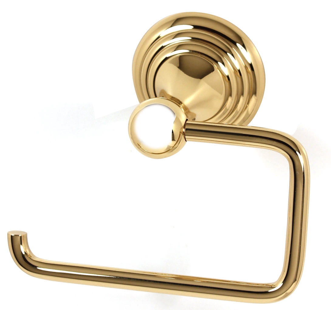 Alno A9066-PB/NL Embassy 5-1/2" Wide Single C Post Solid Brass Slide On ...