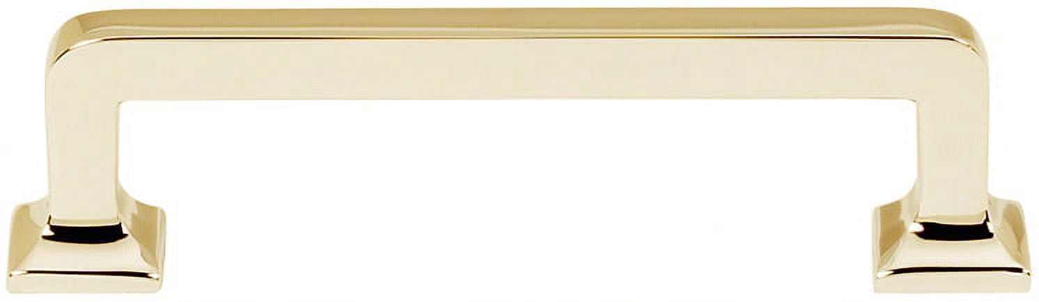 Alno A950-35 Millennium 3-1/2" Center To Center Solid Brass Soft Square ...