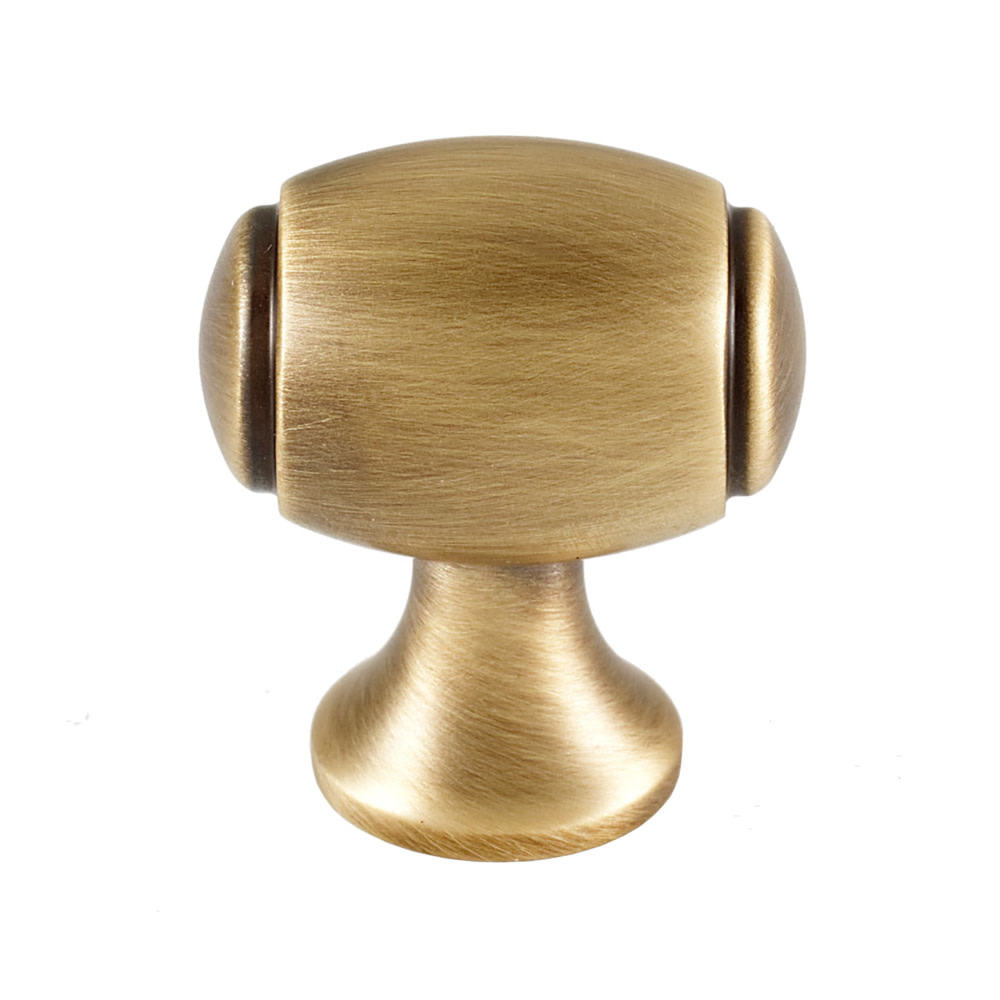 Alno A981-18 Royale 1-1/8" Estate Traditional Solid Brass Oval Cabinet ...