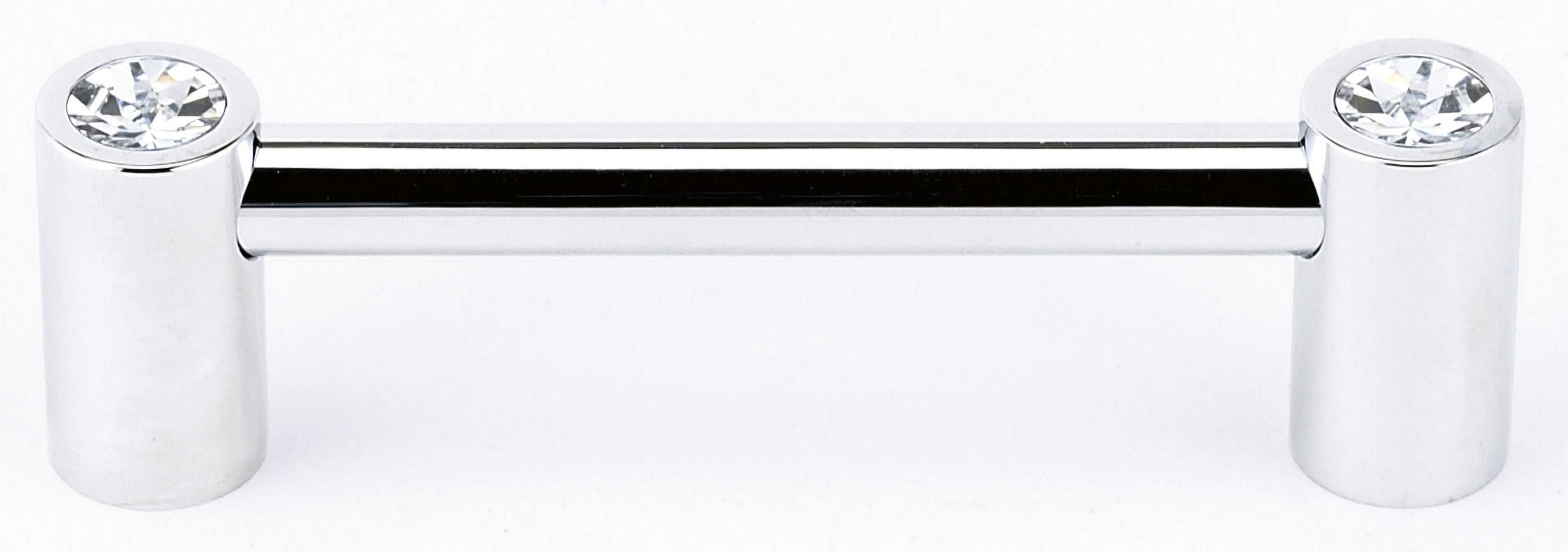 Alno C715-35-PC Contemporary Swarovski Crystal 3.5" Cabinet Pull Polished Chrome - Walmart.com