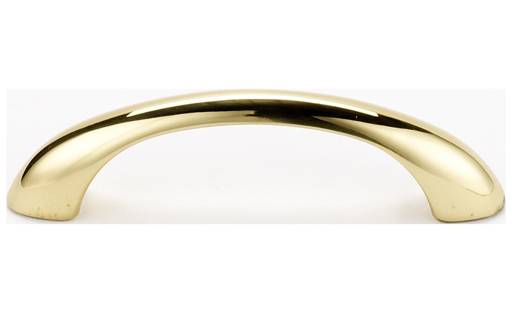 Alno C855-35 Elegant 3-1/2" Center To Center Arch Bow Solid Brass ...
