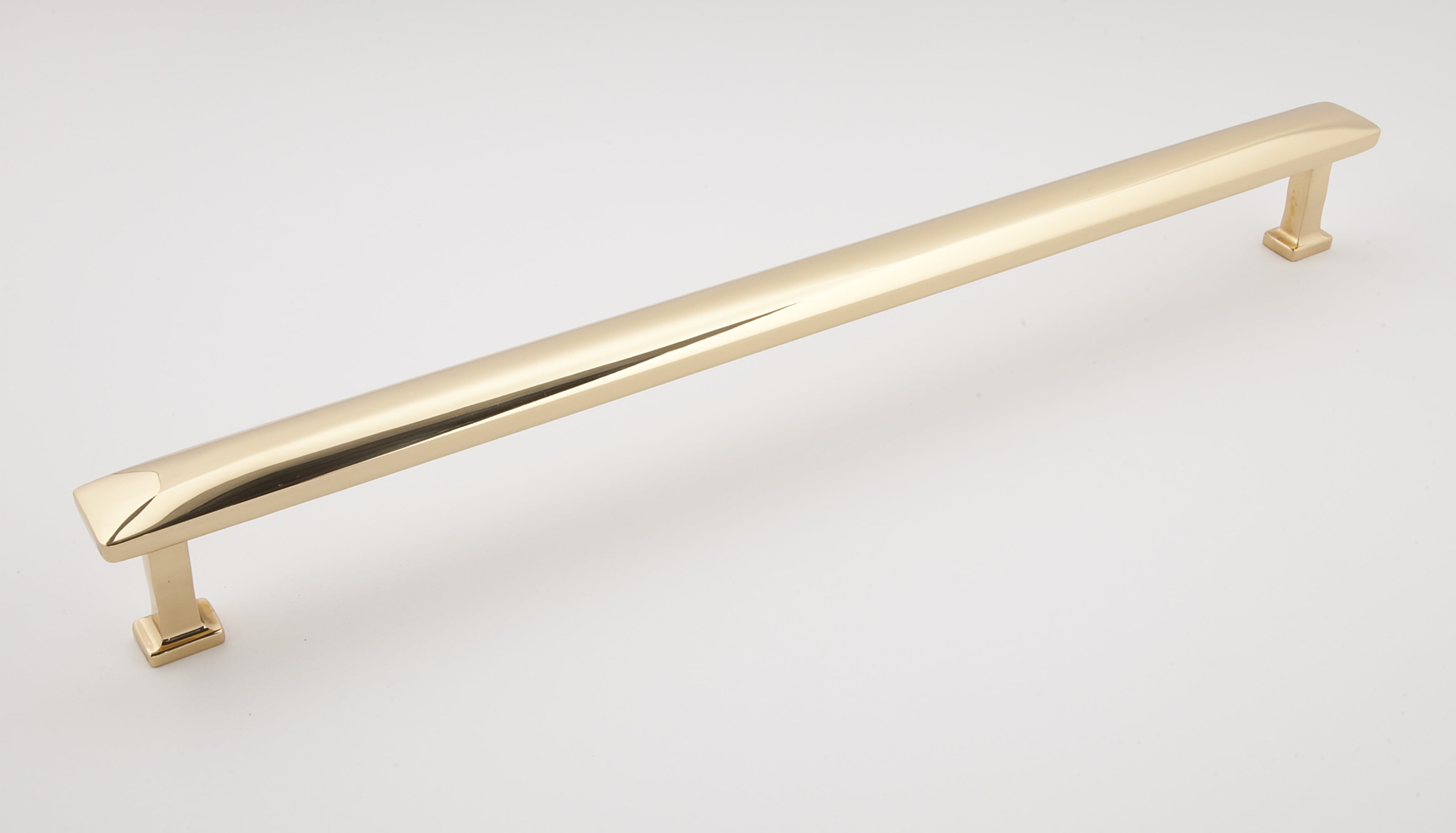 Alno D252-18 Cloud 18" Center To Center Modern Convex Bar Solid Brass ...