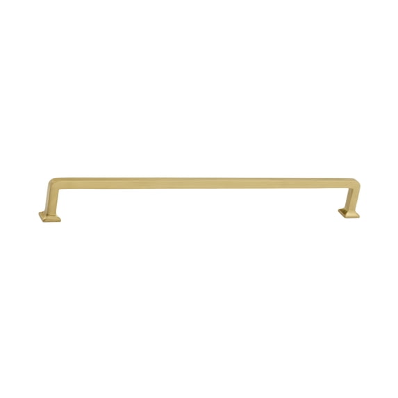 Alno D950-18-SB Millennium 18" Center To Center Solid Brass Soft Square ...