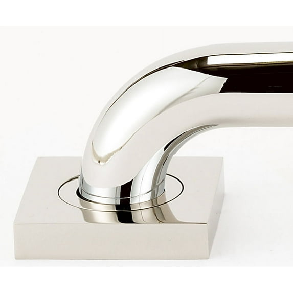 Alno Contemporary II Grab Bar Brackets Only - Polished Nickel - Walmart.com