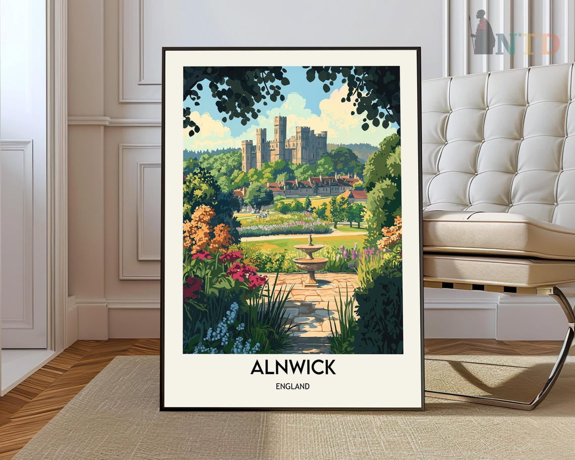 Alnwick Print, Alnwickalnwick Poster, Alnwick Photo, Alnwick Castle ...