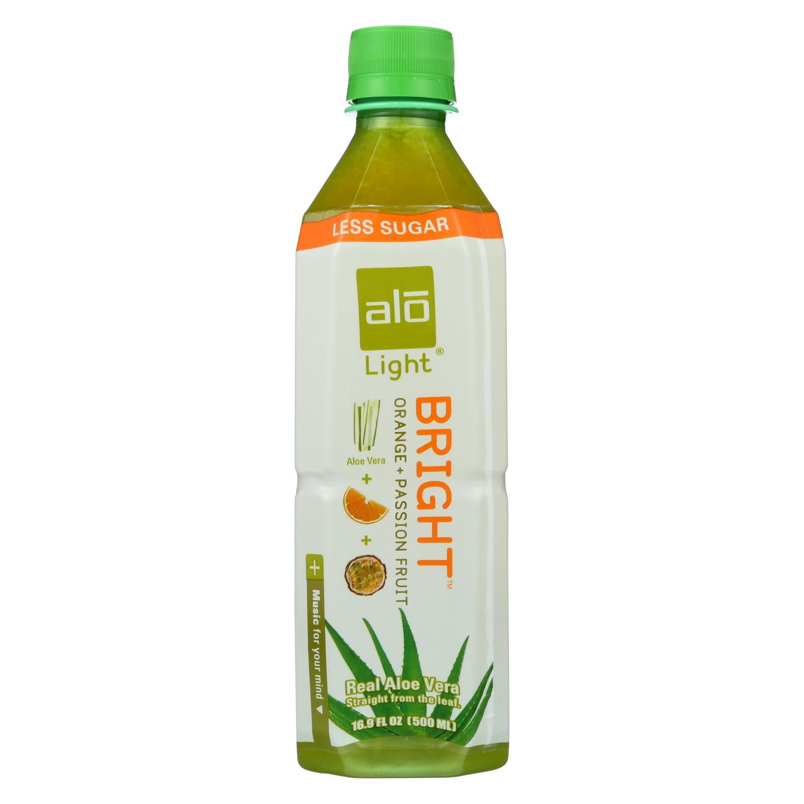 Alo Light Bright Aloe Vera Juice Drink - Orange and Passion Fruit ...
