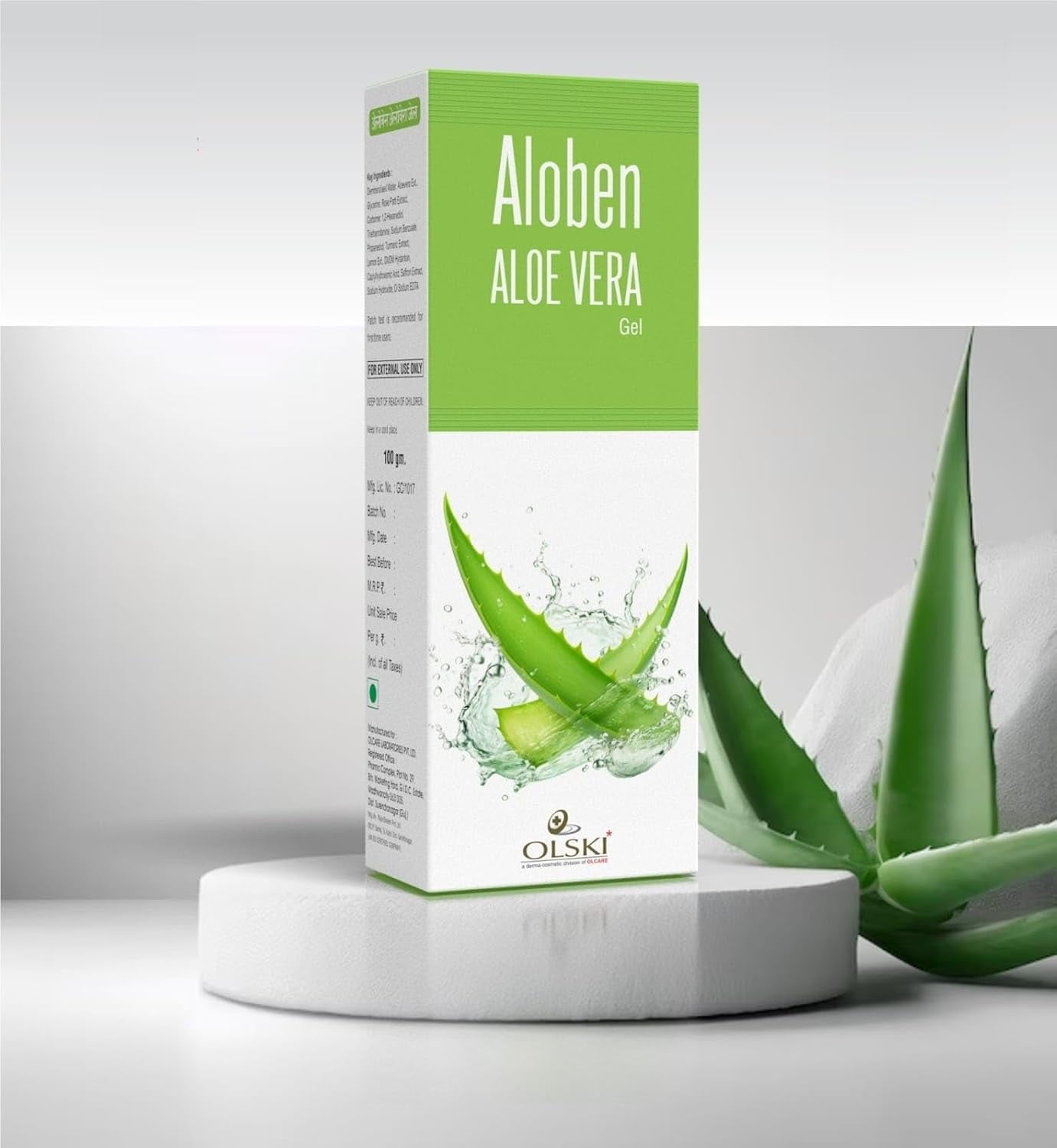 Aloben Aloevera gel 100 GM Aloe vera gel for moisturizes and soothes ...