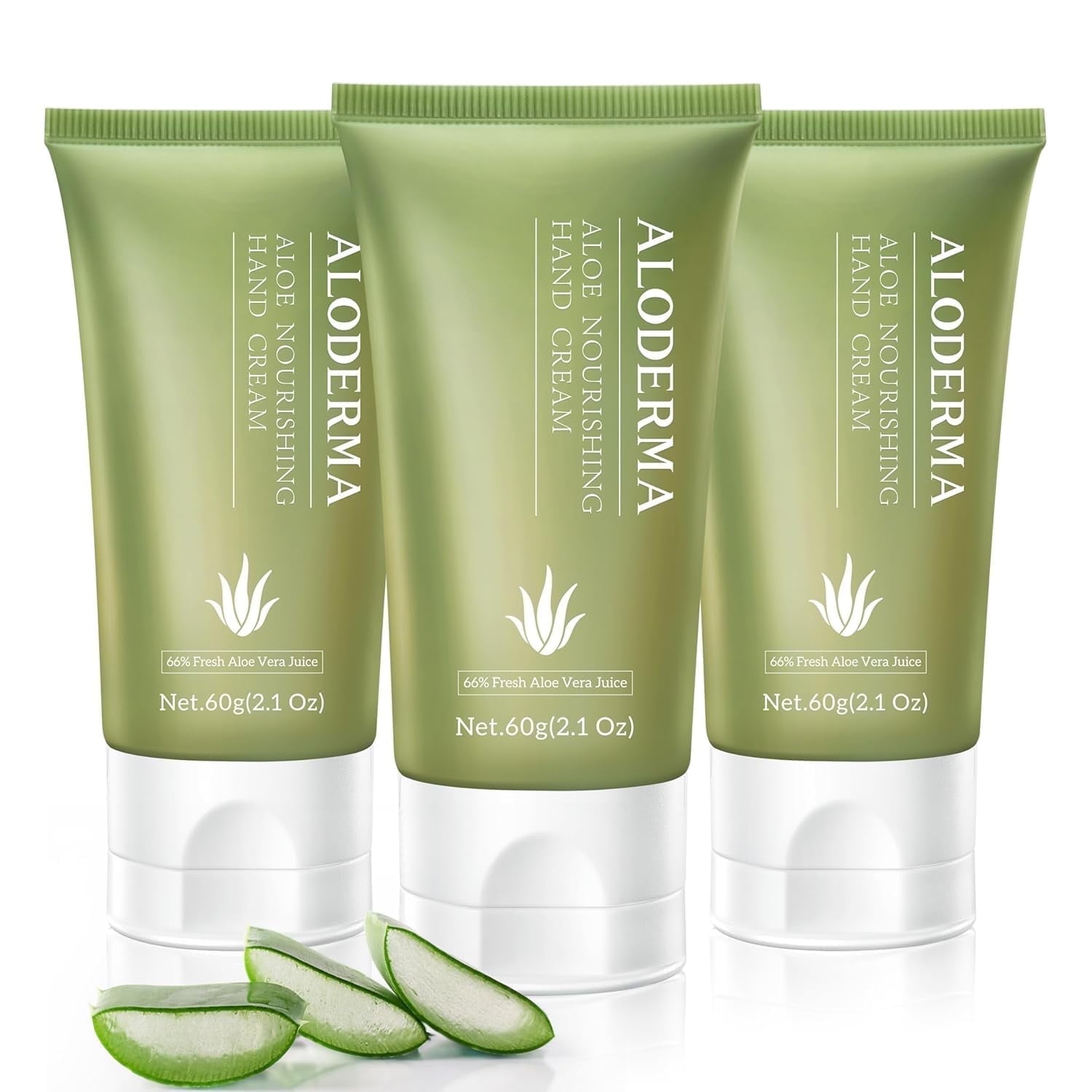 Aloderma Aloe Hand Moisturizer with 66% Organic Aloe Vera - Dry Hands ...