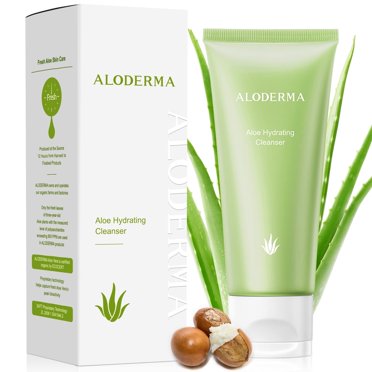 Aloderma Aloe Hand Cream with 66% Organic Aloe Vera - For Dry, Cracked ...
