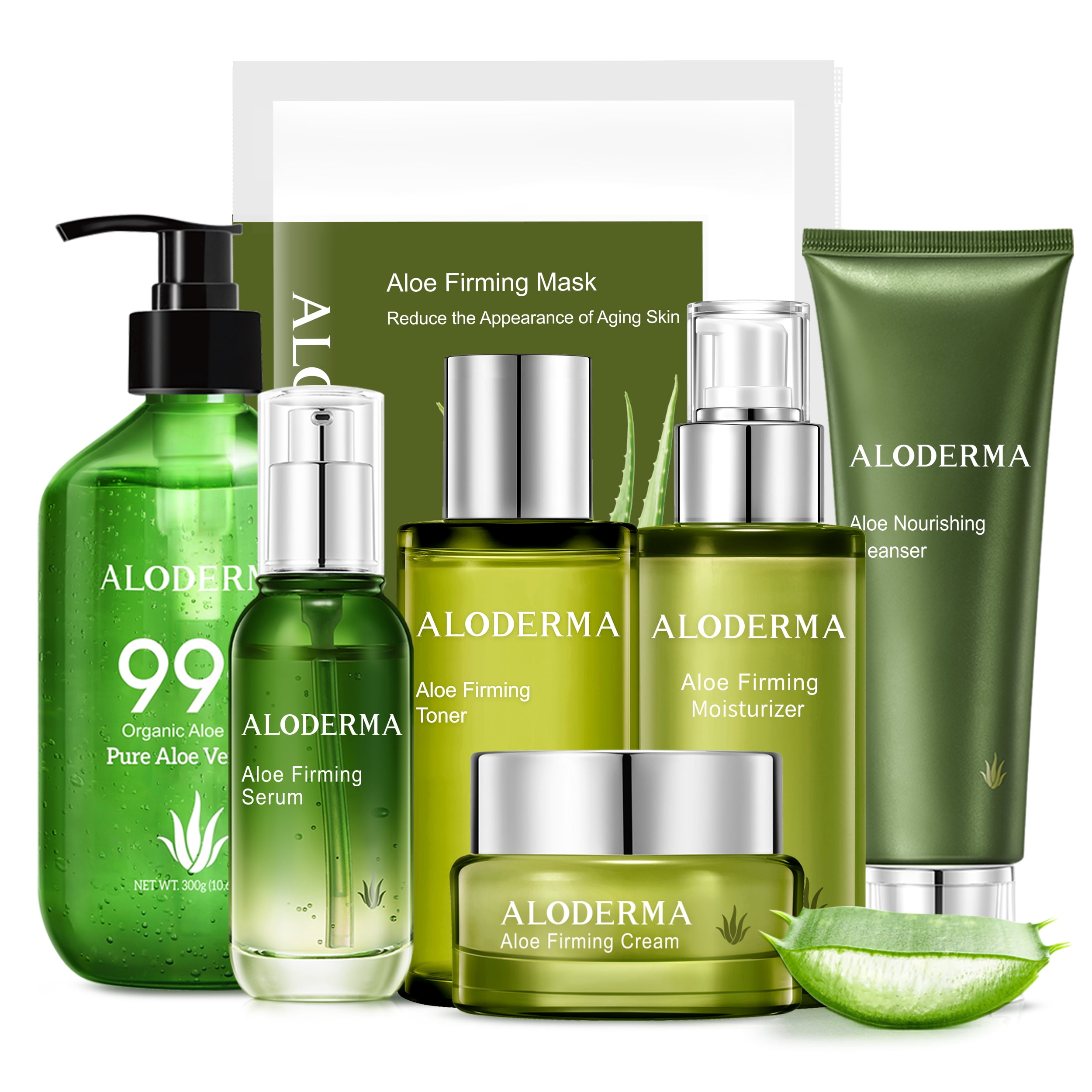 Aloderma Luxury Aloe Firming & Rejuvenating Set 7-Piece Set - Walmart.com