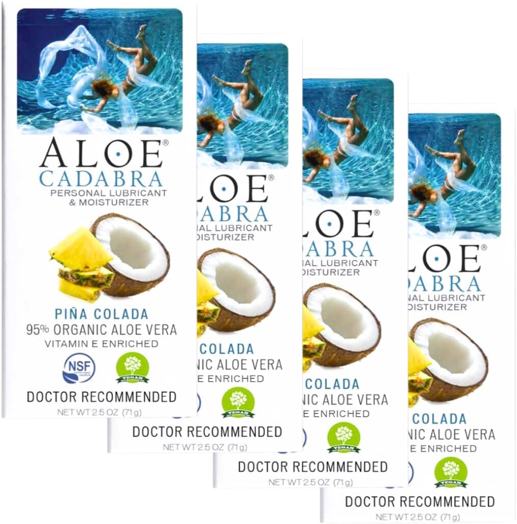 Aloe Cadabra Flavored Personal Lubricant and Vaginal Moisturizer ...
