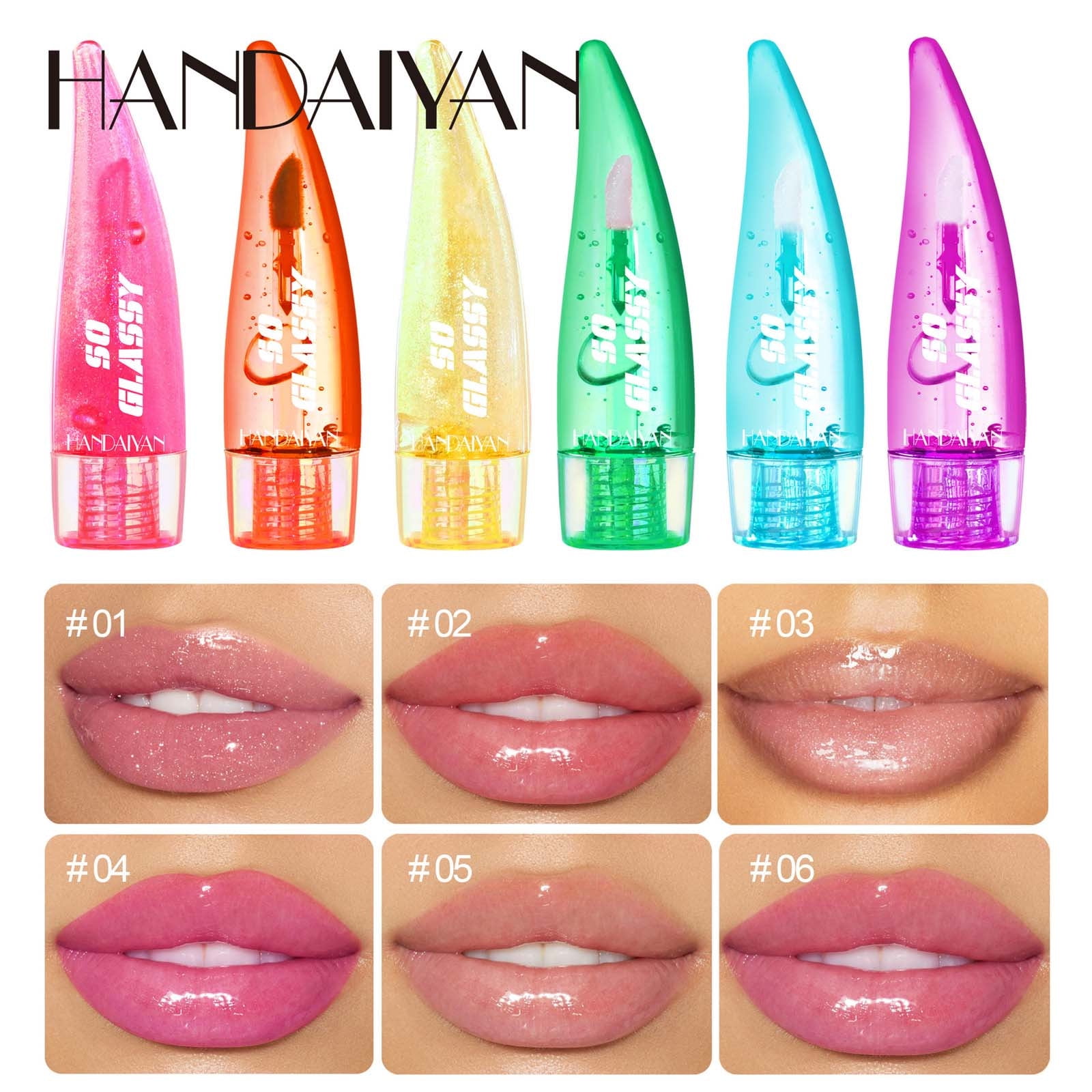 Aloe Color Changing Lip Gloss Lipstick Colored, Shiny Lipstick, Clear ...