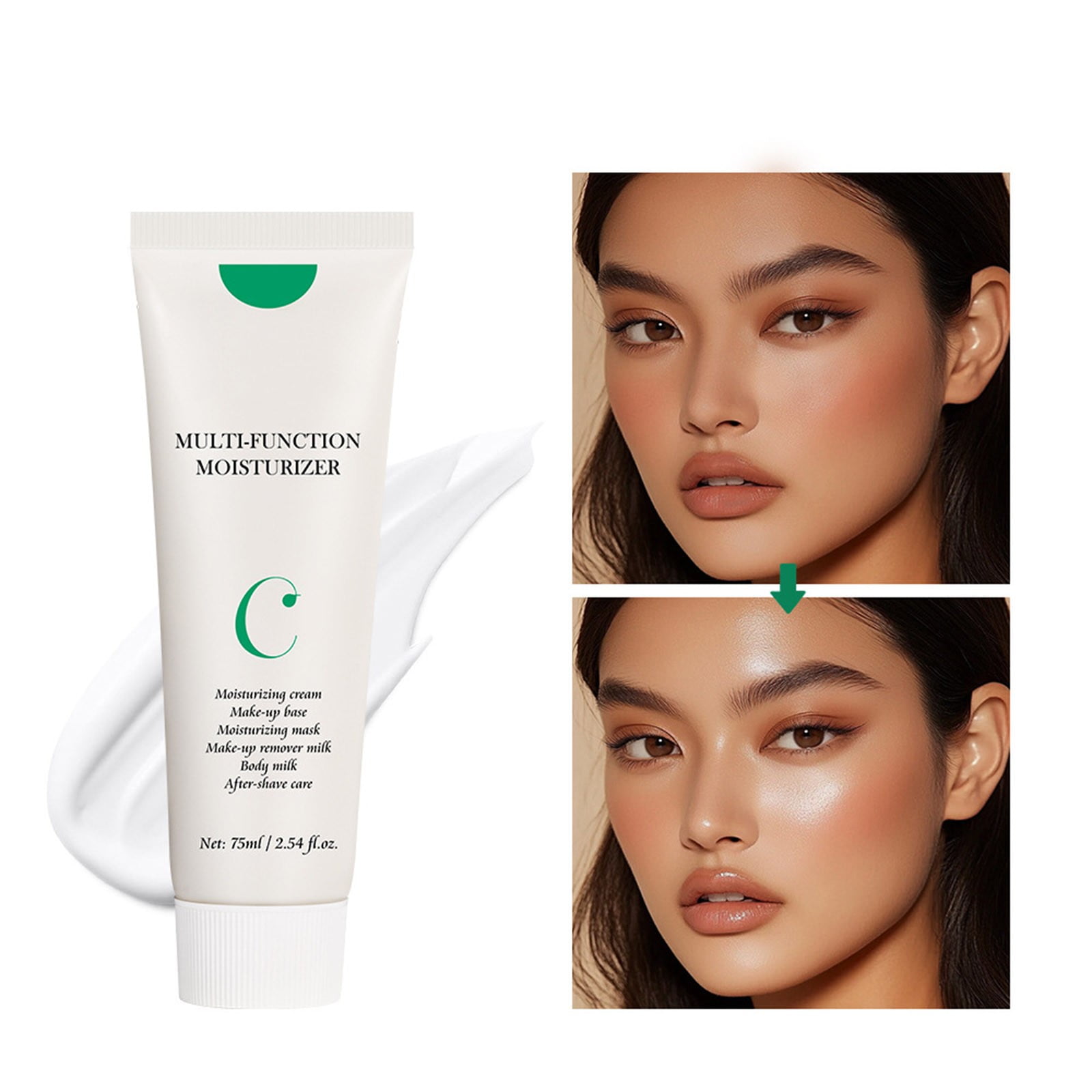 Aloe Daily Moisturizing Cream | Multi-Functional Hydration | Pre-Makeup Primer | Long-Lasting ...