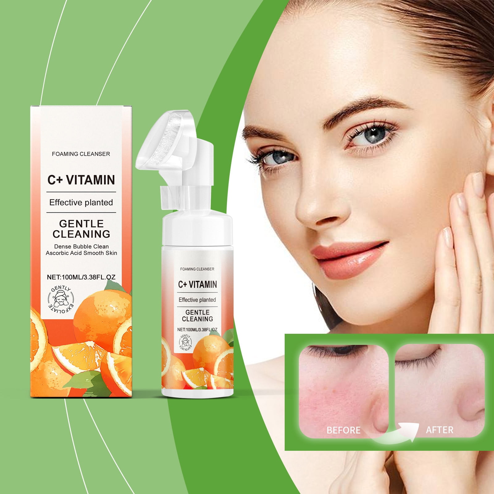 Aloe Foam Facial Cleanser | Gentle Face Wash with Natural Aloe | Deep ...