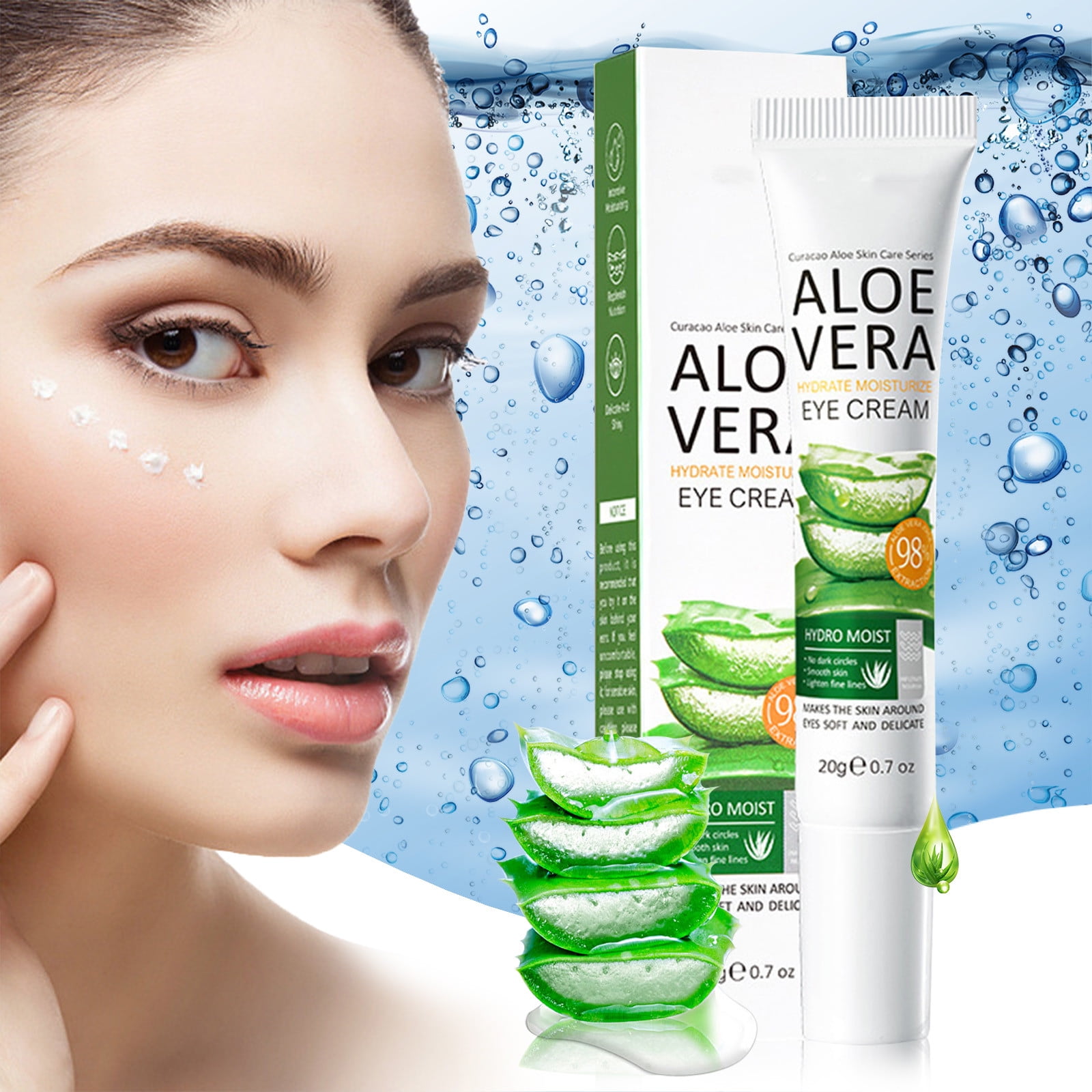 Aloe Hydrating Eye Gel Cream | Reduces Dark Circles & Fine Lines ...