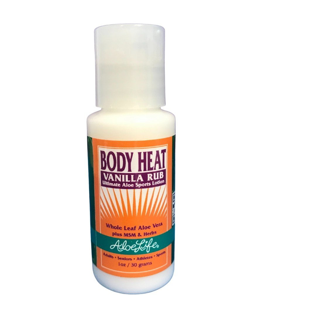 Aloe Life Body Heat Vanilla Rub 1 oz Liquid - Walmart.com