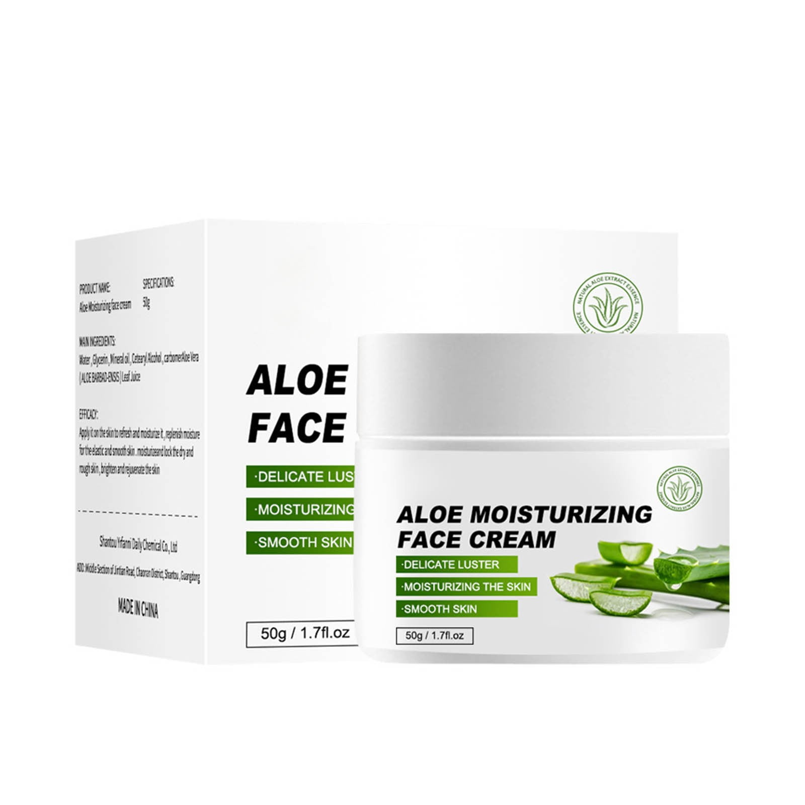 Aloe Moisturizing Face Cream 50g Moisturizing And Hydrating The Skin ...