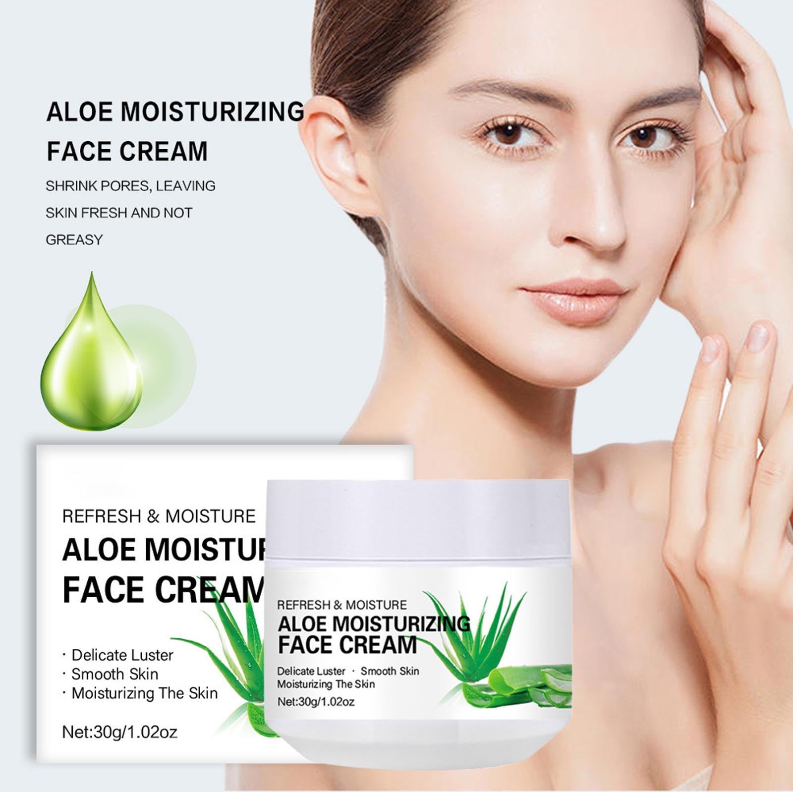 Aloe Moisturizing Face Cream | Hydrating Aloe Extract Skincare ...