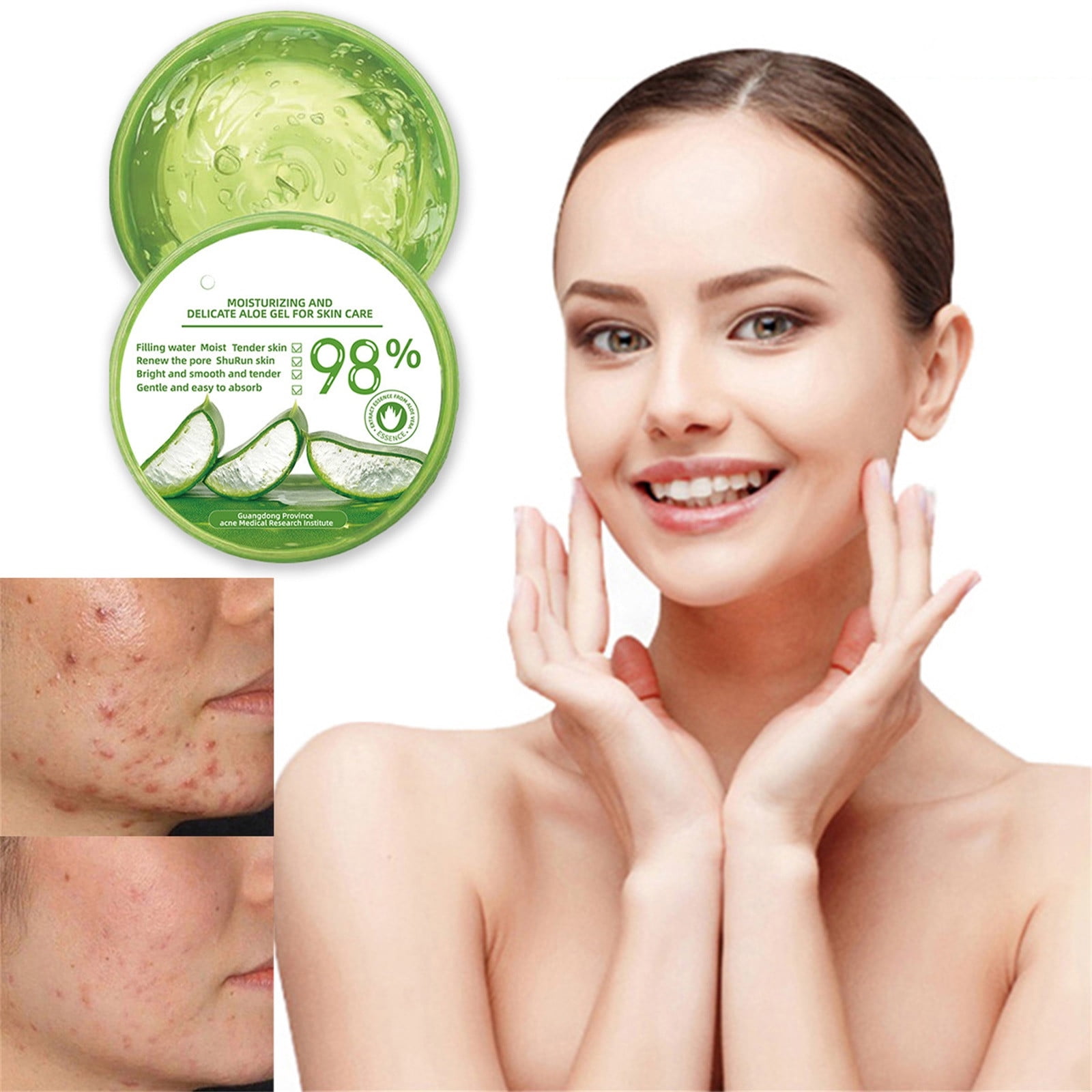 Aloe Moisturizing Gel Moisturizes and Beautifies Skin Tone Facial ... Aloe Moisturizing Gel Moisturizes and Beautifies Skin Tone Facial ...