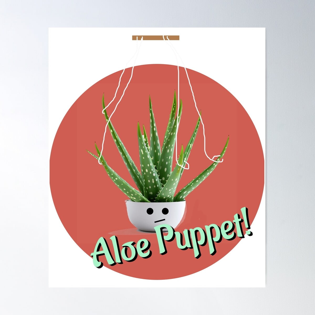 Aloe Puppet! Poster Wall Art, Modern Wall Decor For Living Room Bedroom ...