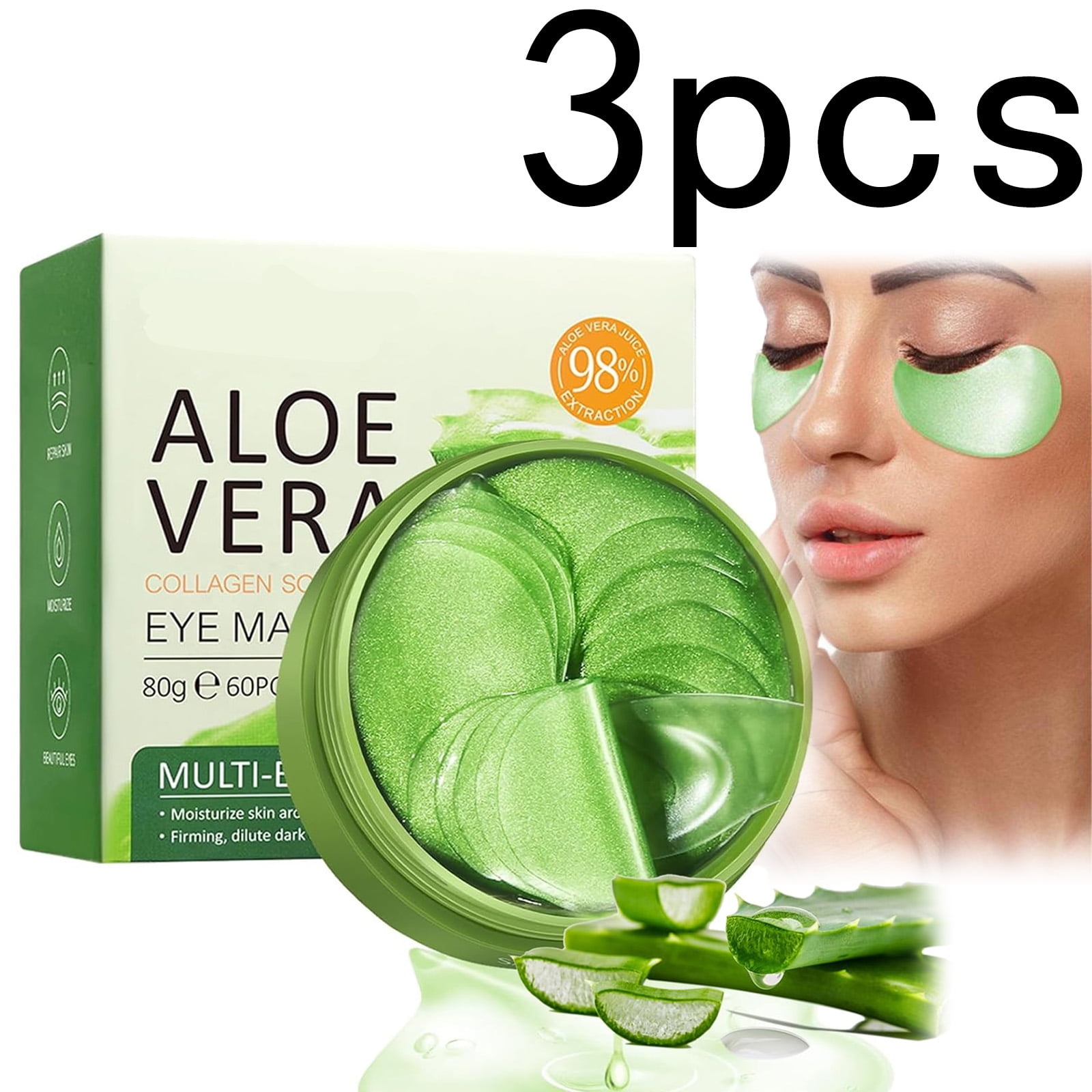 Aloe Soothing Eye Mask：Under Eye Patches for Dark Circles & Puffiness ...