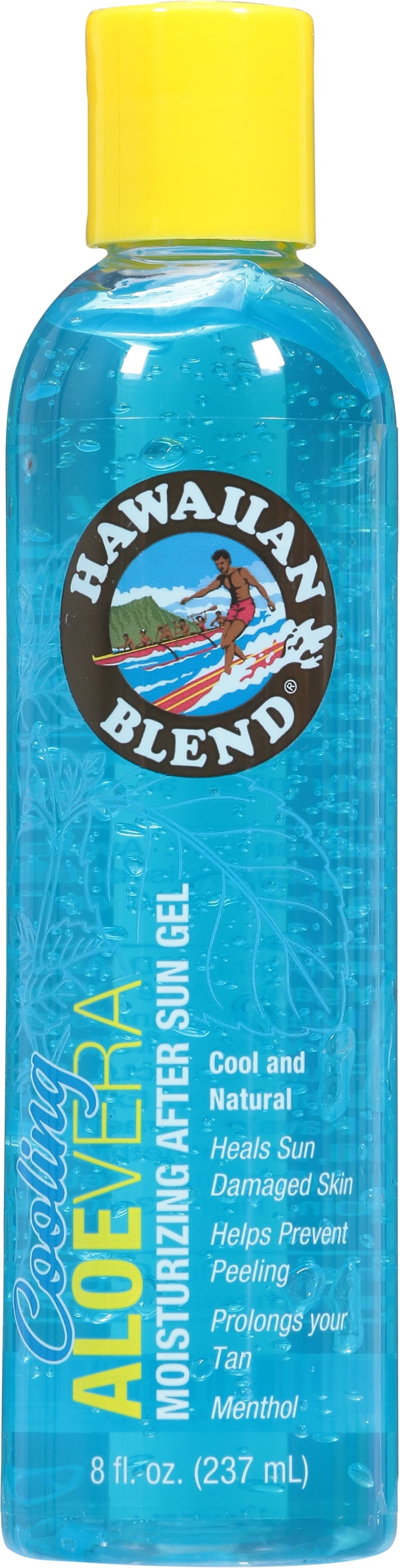 Hawaiian Blend Aloe Vera Cooling Gel 8oz - Body Alo Sunburn Relief for ...