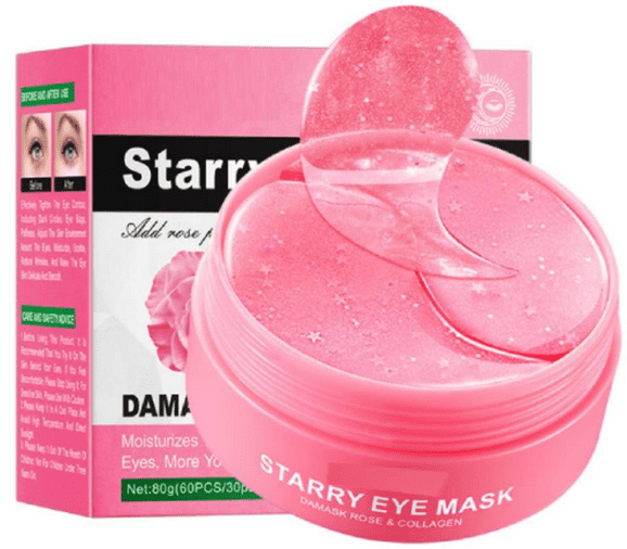 Aloe Vera Eye Mask (60 pcs) - Reduces Puffiness and Dark Circles, Firms ...