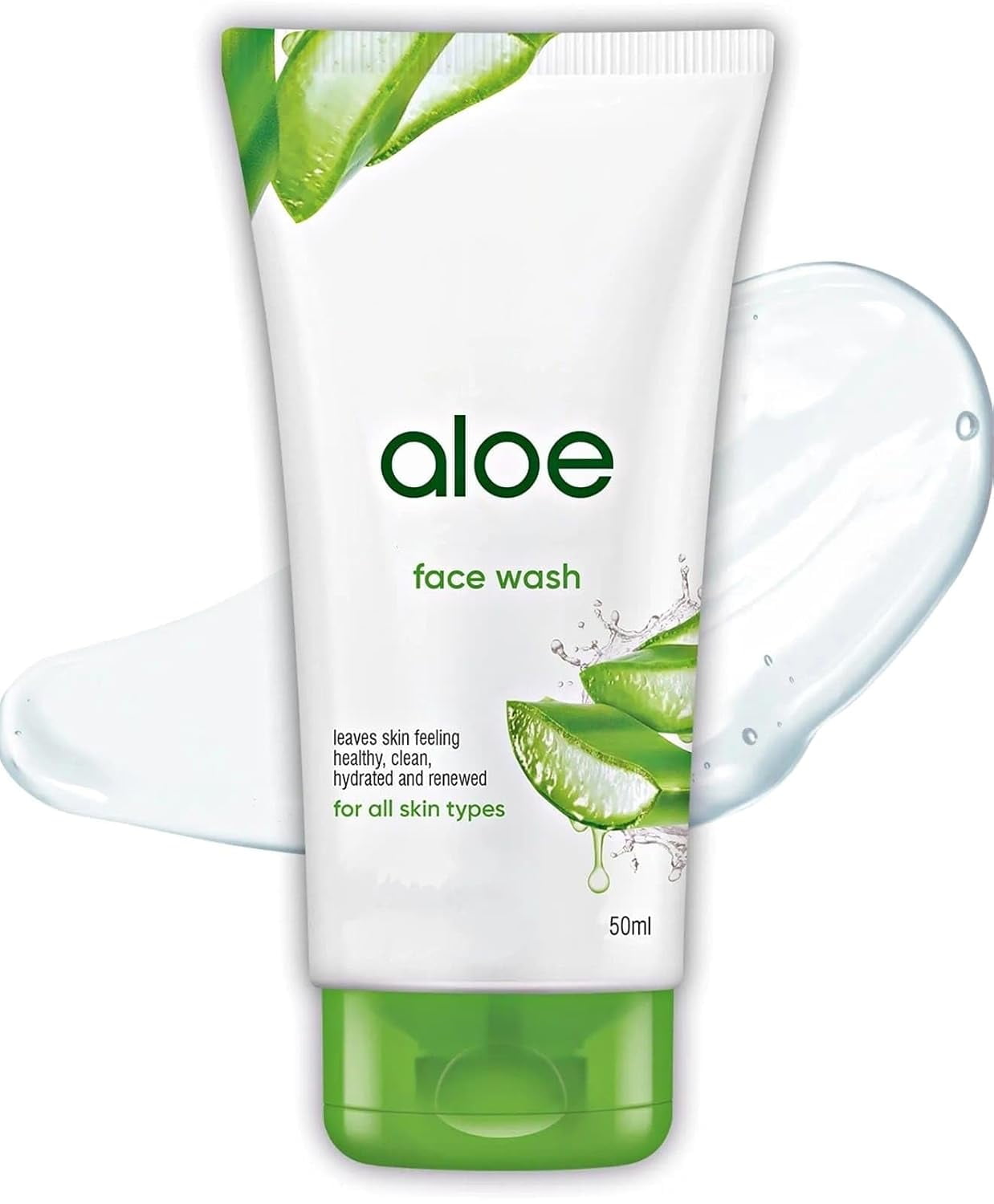 Aloe Vera Face Wash Removes Tan Pimples Dark Spots Shining Brightening ...