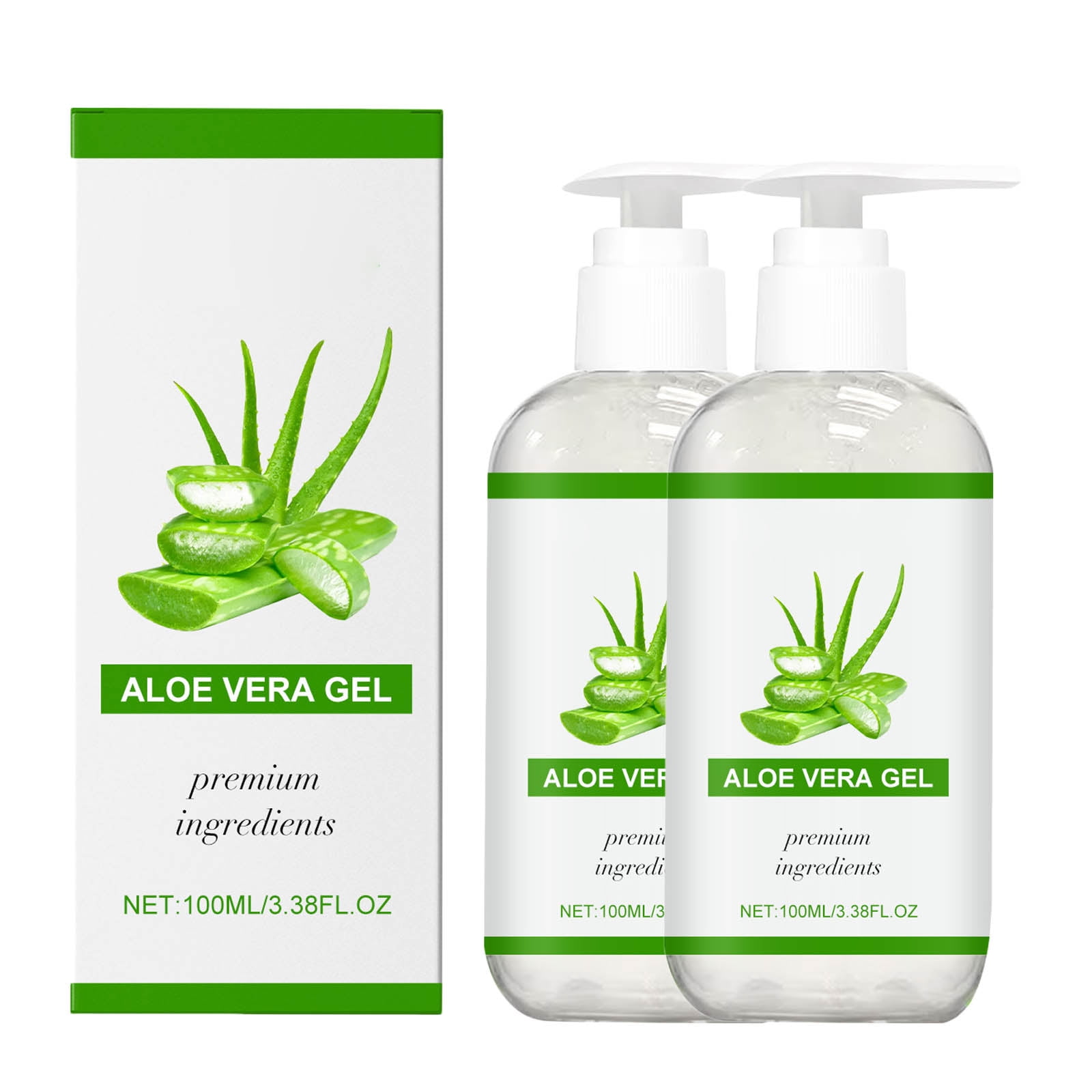 Aloe Vera Gel 100% Pure - Aloe Vera Gel Organic for Face, Natural ...