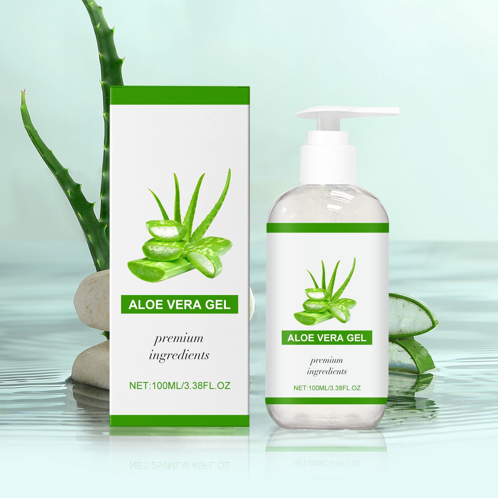 Aloe Vera Gel For Body,Skin Soothes, Moisture And Repair Sunburn,Acne ...