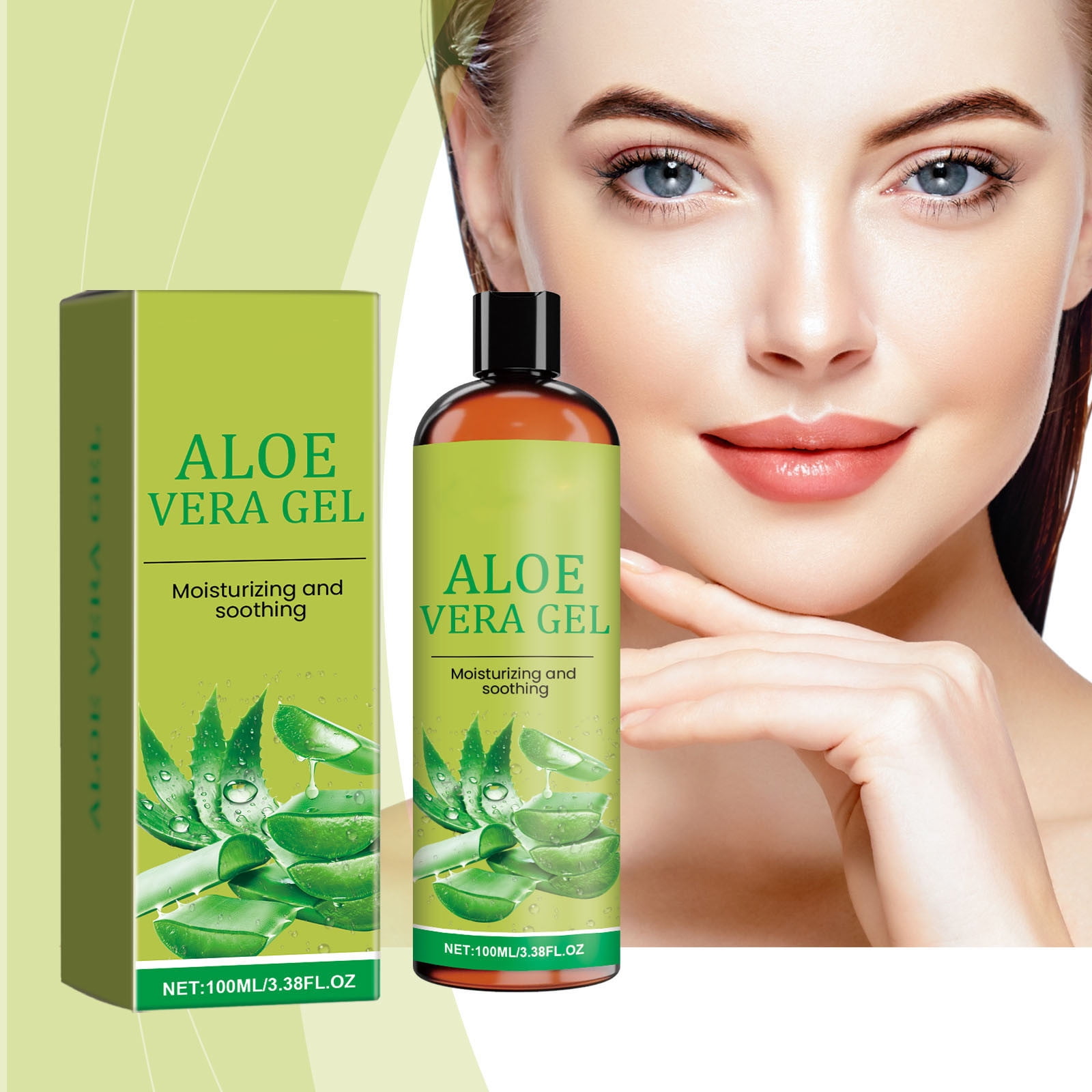 Aloe Vera Gel Clean Pores Gel Mildly Moisturize 100ml - Walmart.com