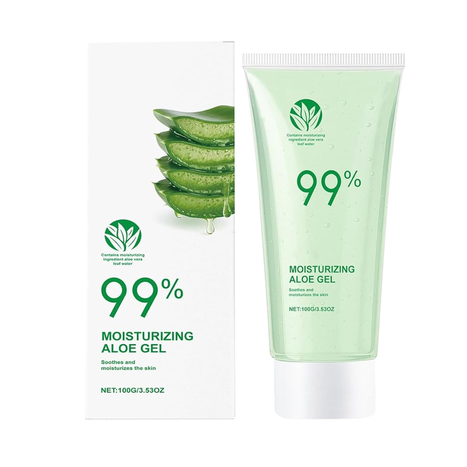 Aloe Vera Gel for Face & Body, Pure Aloe Gel Made within 12 Hours of ...