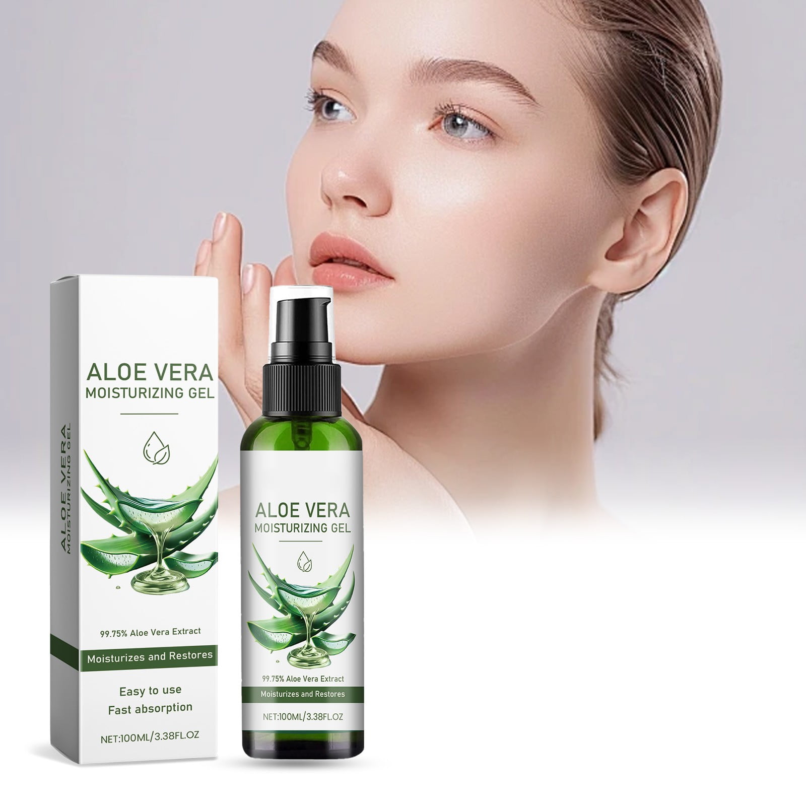 Aloe Vera Gel Off Promotion!1x Aloe Vera Gel Organic Gel From Pure And Natural Cold Pressed