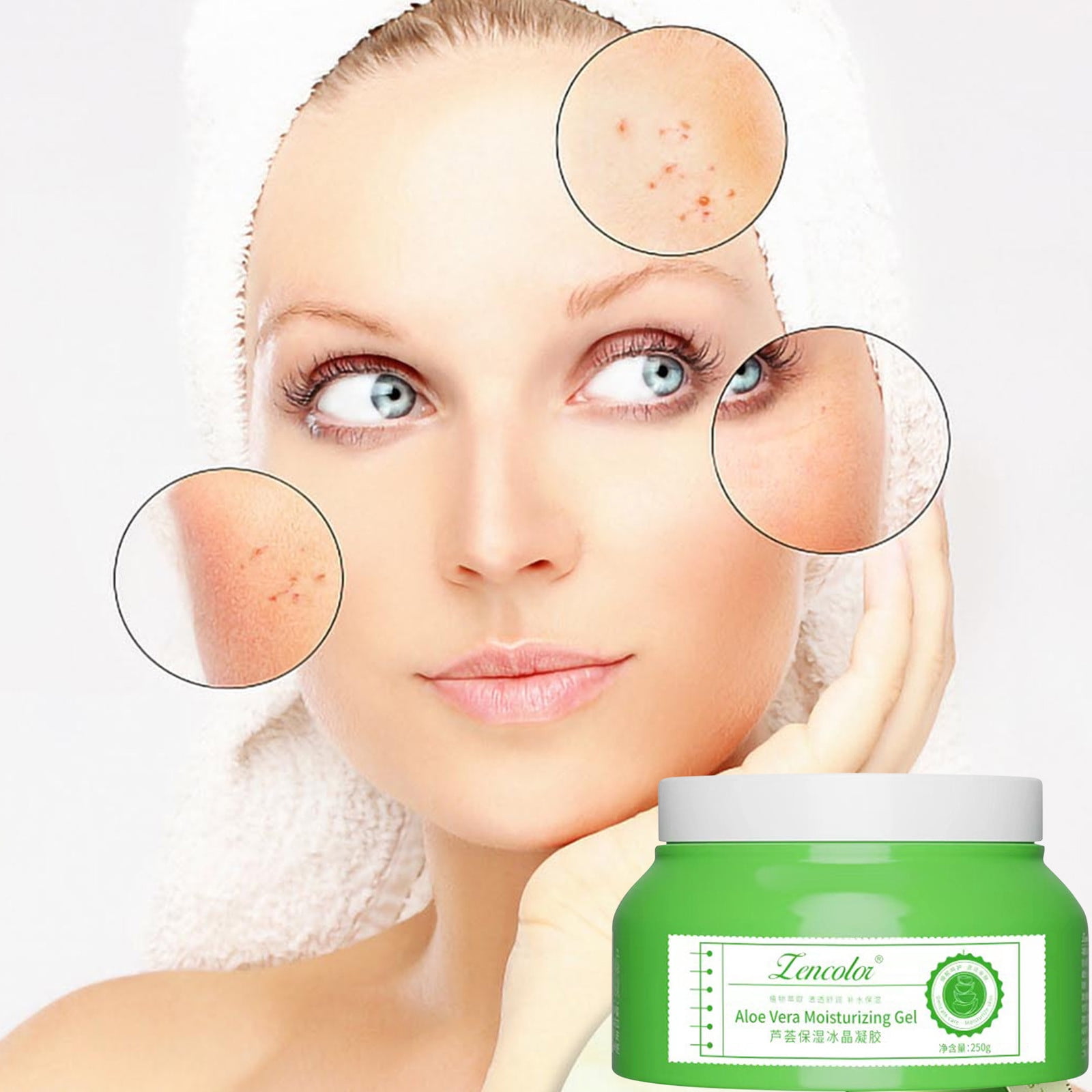 Aloe Vera Moisturizing Cream, Face & Body Treatment, Natural ...