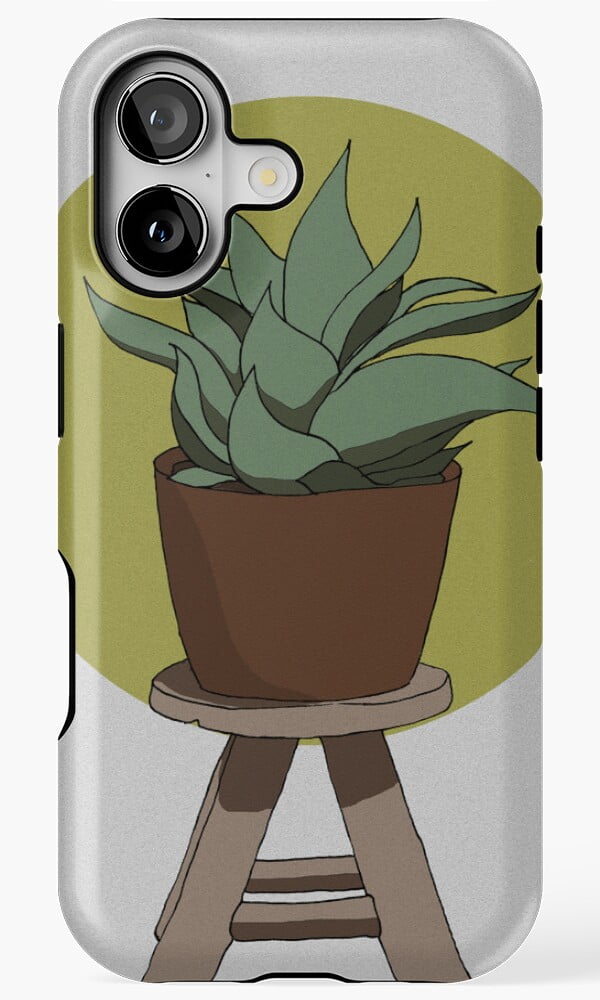 Aloe Vera Plant Drawing Botanical Art Phone Case for iPhone 11 12 13 14 ...
