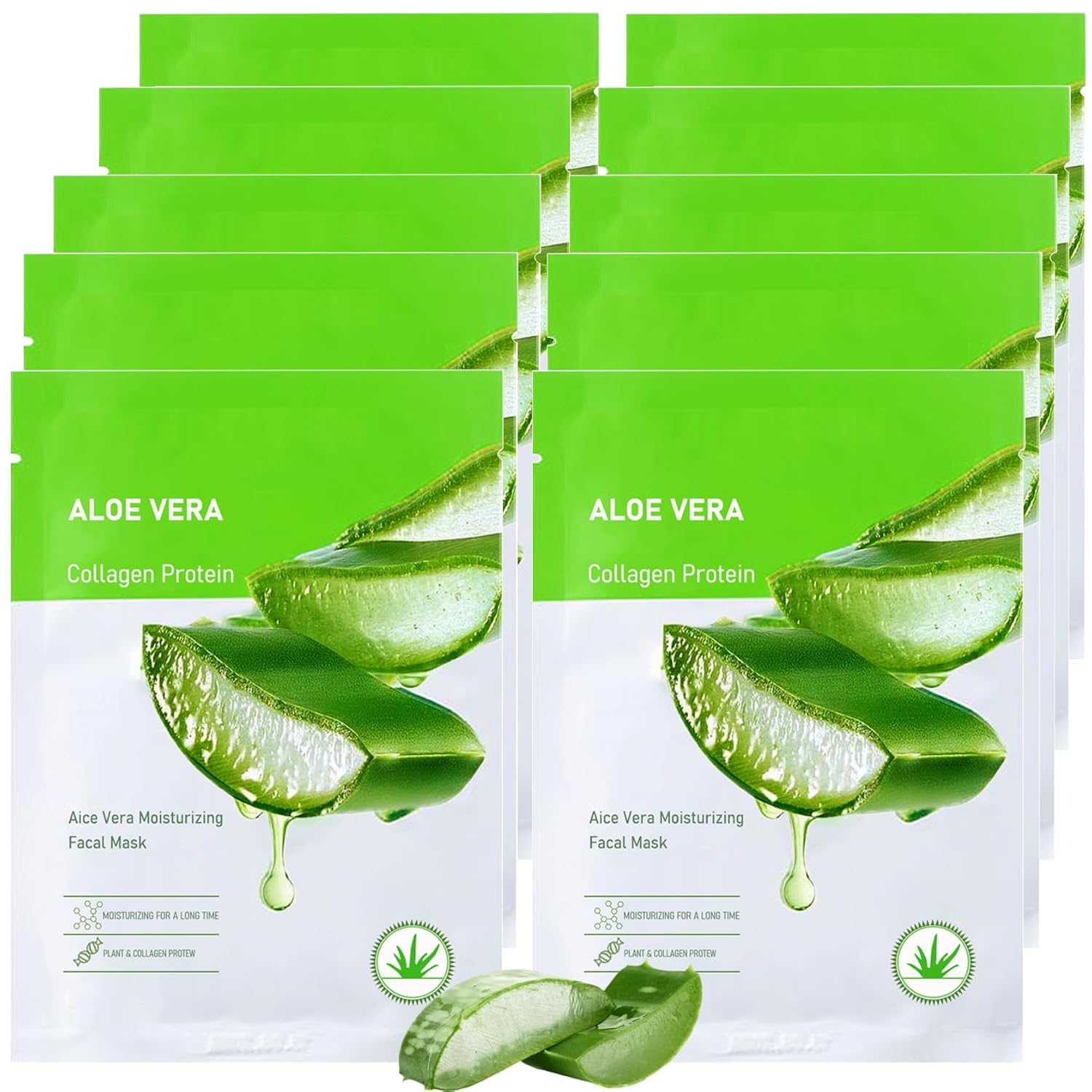Aloe Vera Soothing Face Mask Hydrating,Moisturizing Long Lasting Facial ...