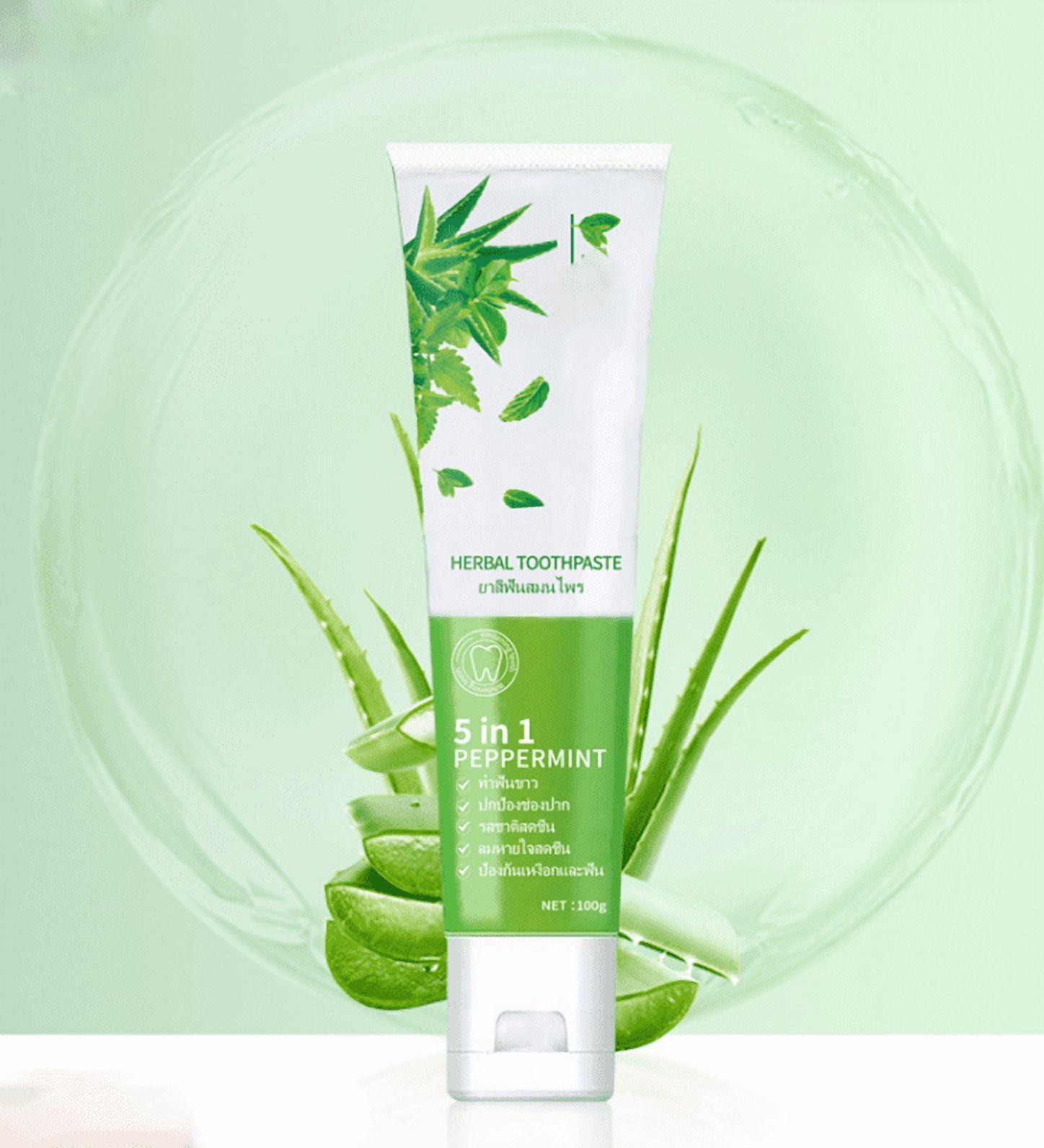 Aloe Vera Toothpaste, Freshens Breath & Removes Stains, Tackles ...