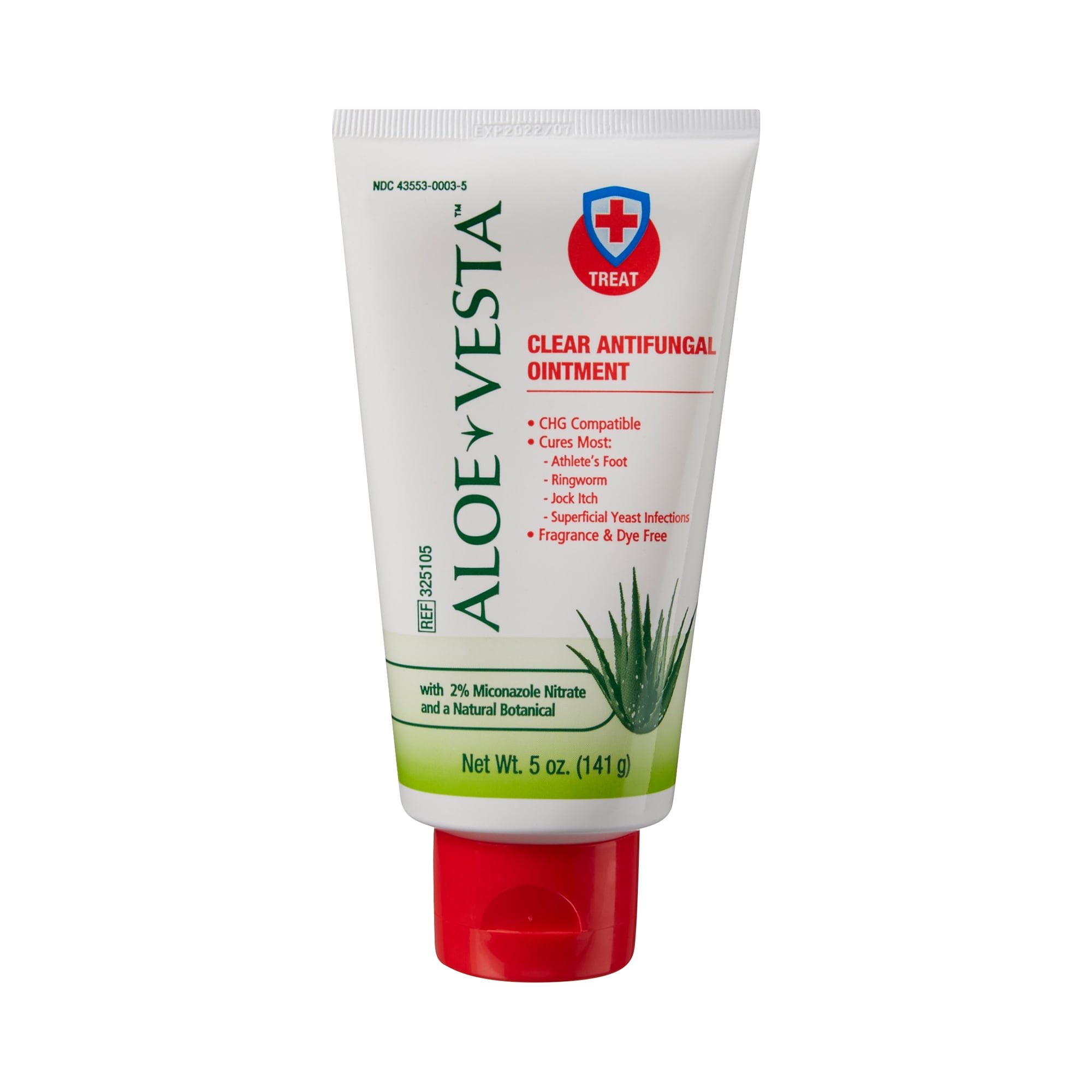 Aloe Vesta Antifungal Ointment 2% Miconazole Nitrate - 5 oz Tube ...