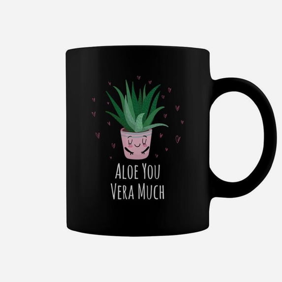 Aloe You Very Much Cute Valentines Gift Coffee Mug - Walmart.com