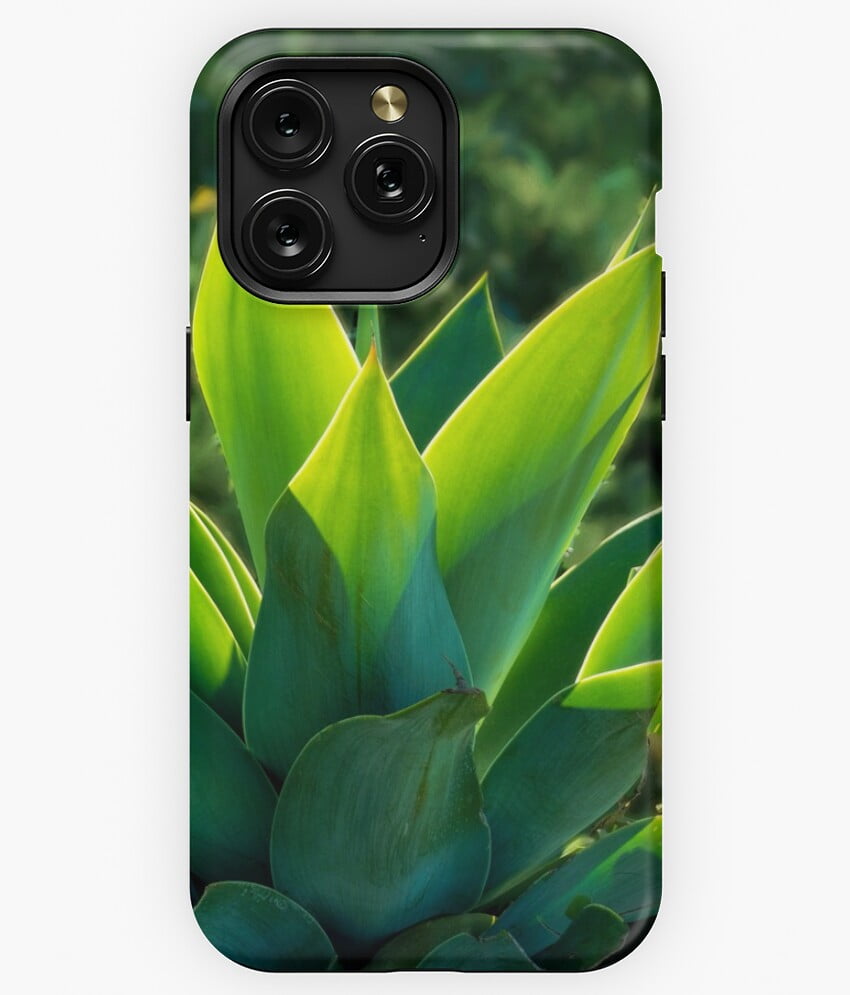 Aloe's Green Glow Succulent Plant Graphic Art A4241 Phone Case for ...