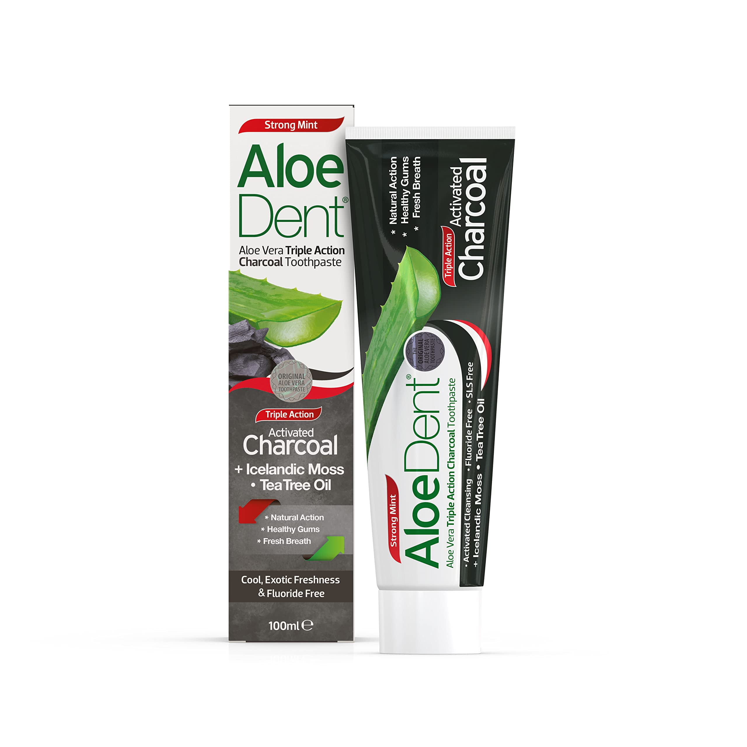 AloeDent Activated Charcoal Toothpaste - Walmart.com