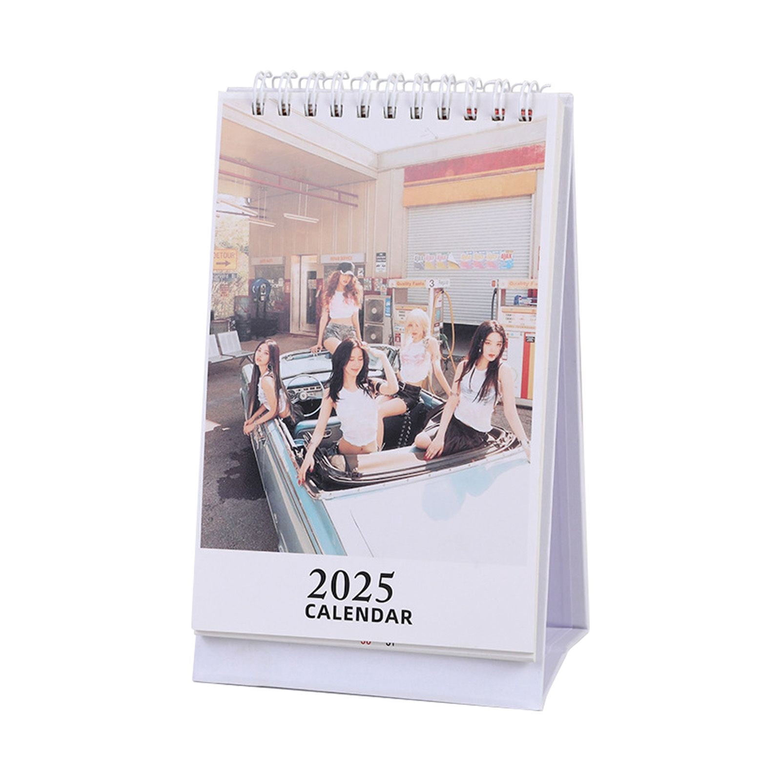 💥 Alofun Flash Deals! Desk Calendar 2025-2025 Home Essentials Kpop Idol ...